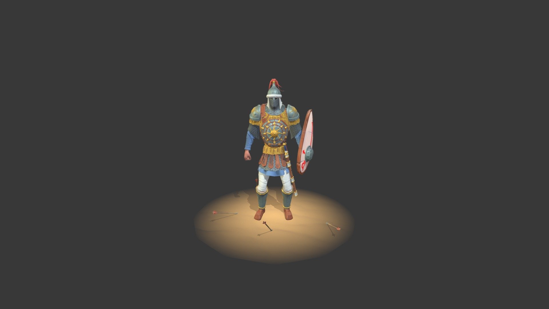 Nikephoros | Idle animation - 3D model by Hodor- [22cd7c6] - Sketchfab
