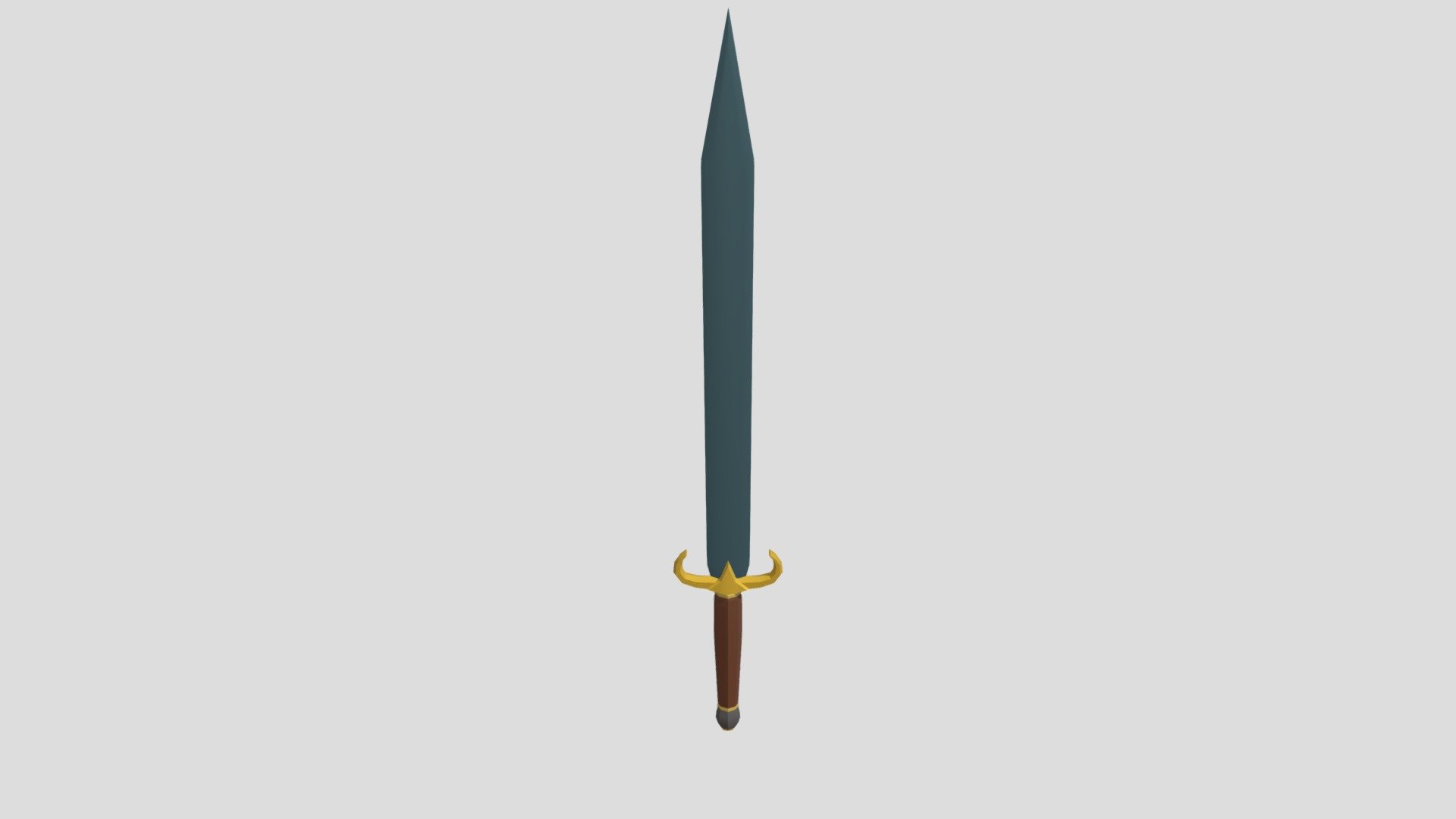 Simple Sword Lowpoly - 3D model by enzo.perssonfrisk [22cff29] - Sketchfab