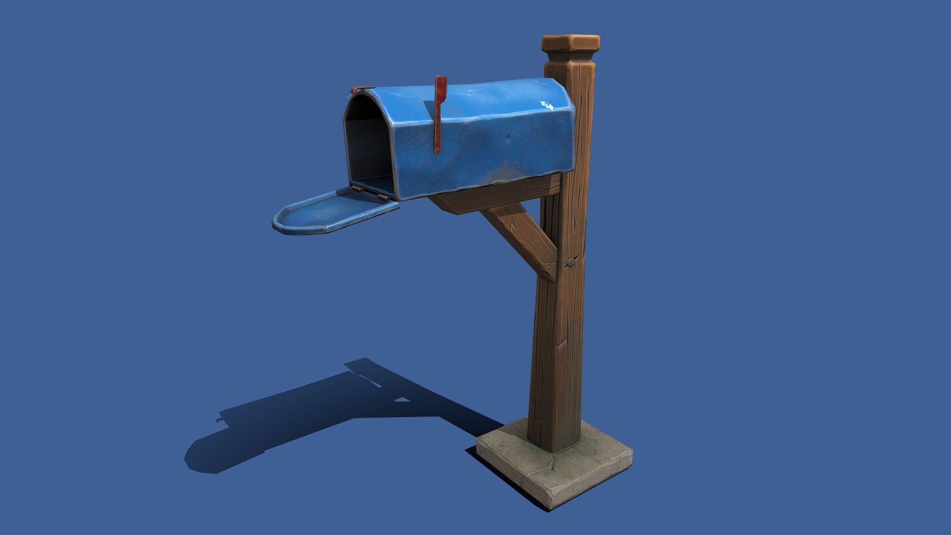 Stylized Village Mailbox - 3D model by AwlArts [22d1324] - Sketchfab