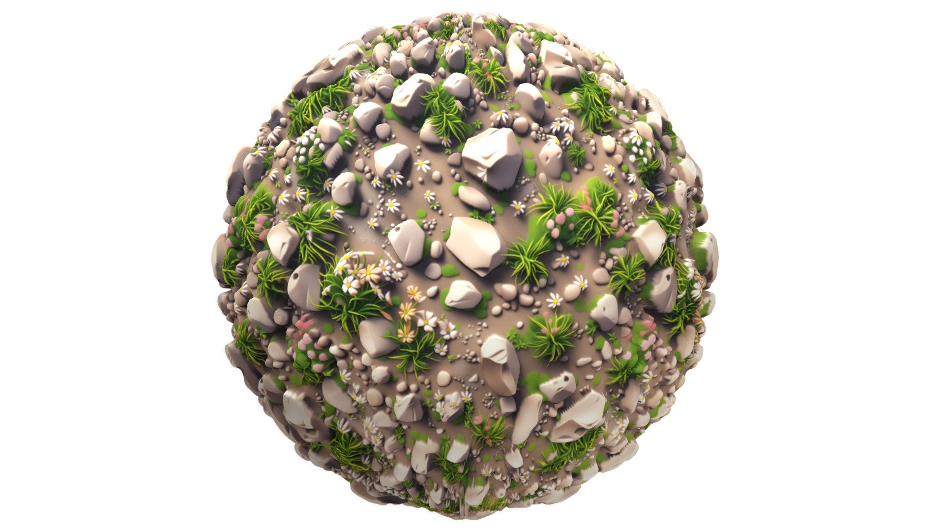 Stylized Ground Seamless Texture - Buy Royalty Free 3D model by ...