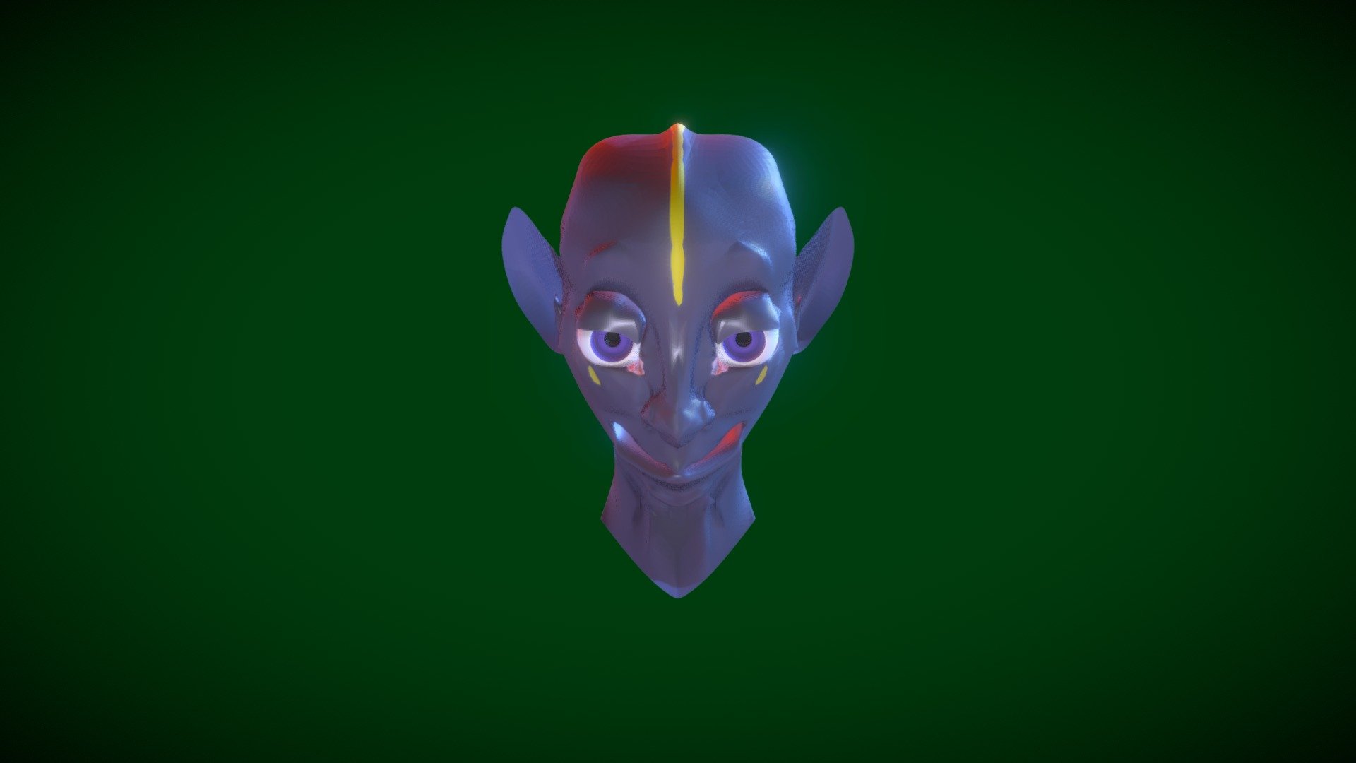 Elf Head - 3D model by CWcomptech (@tking) [22d1fff] - Sketchfab