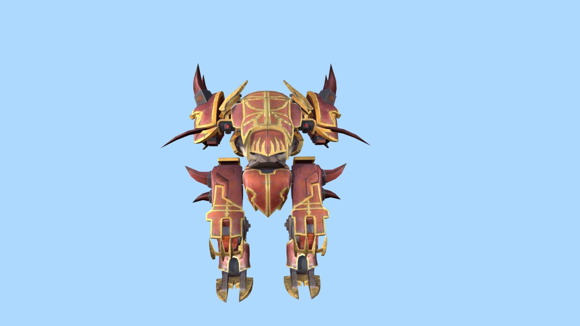 Crimson Hawk - 3D model by ArtMex3D [22d4c3e] - Sketchfab
