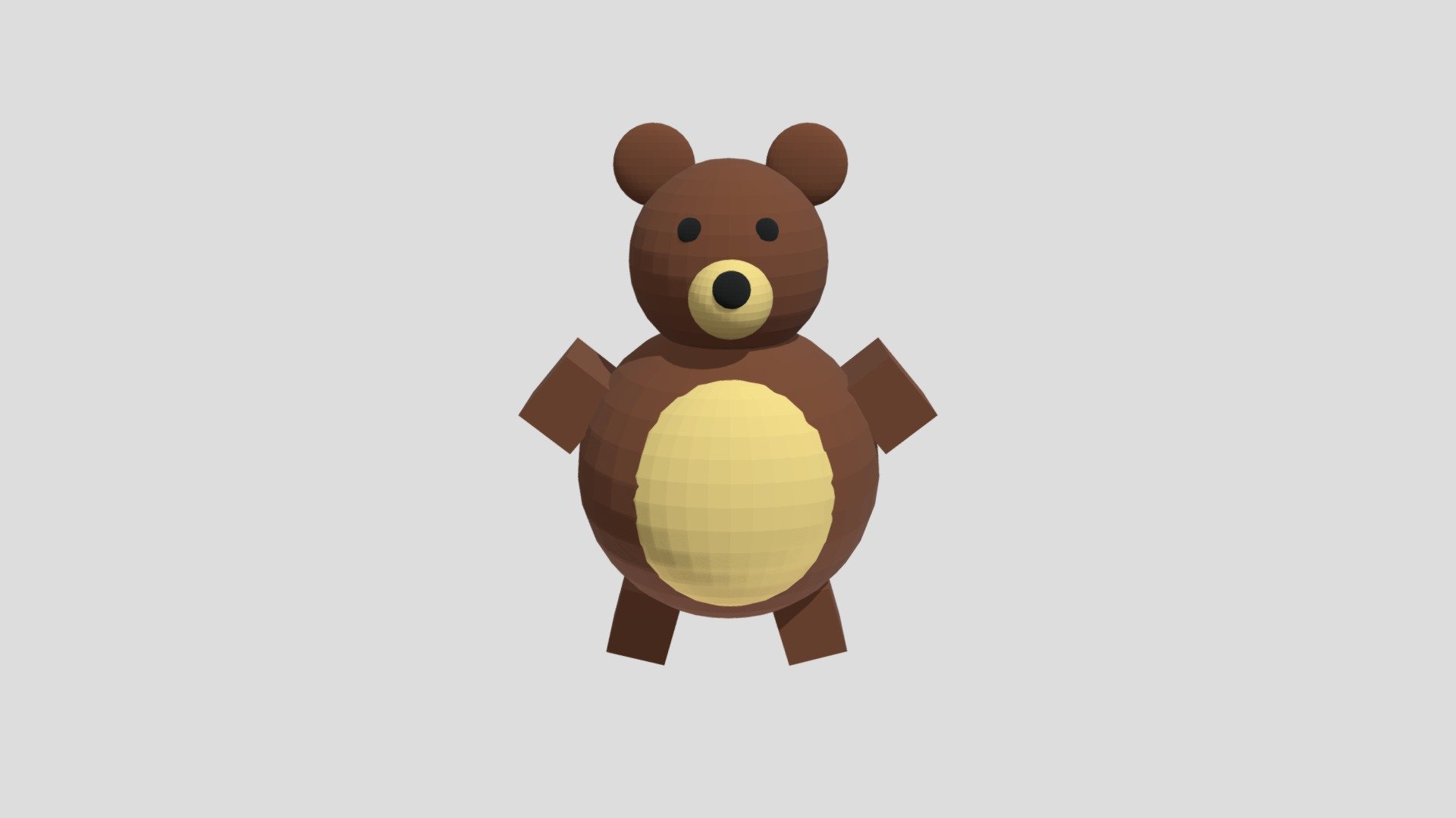 The Bear - 3D model by diegoferxd9 [22d6b05] - Sketchfab