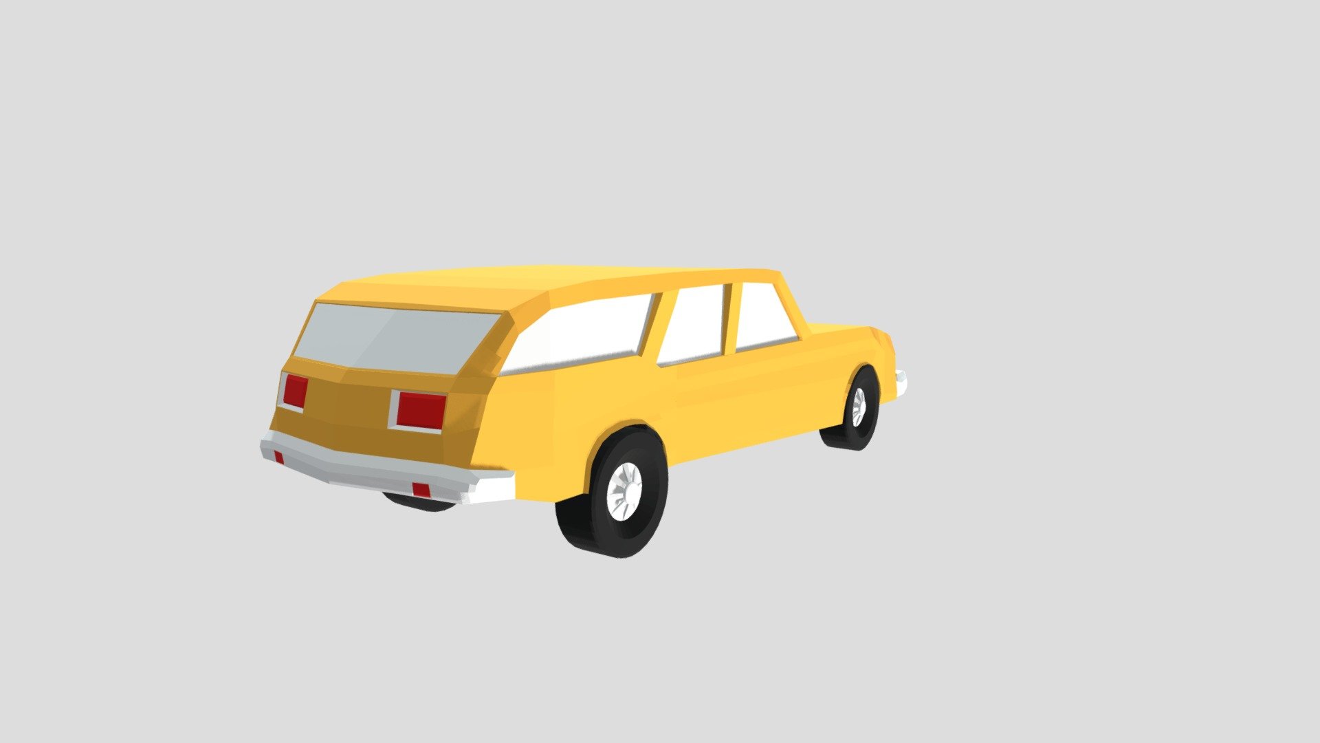 Low Poly Old School Family Car - Download Free 3D model by Manicat28 ...