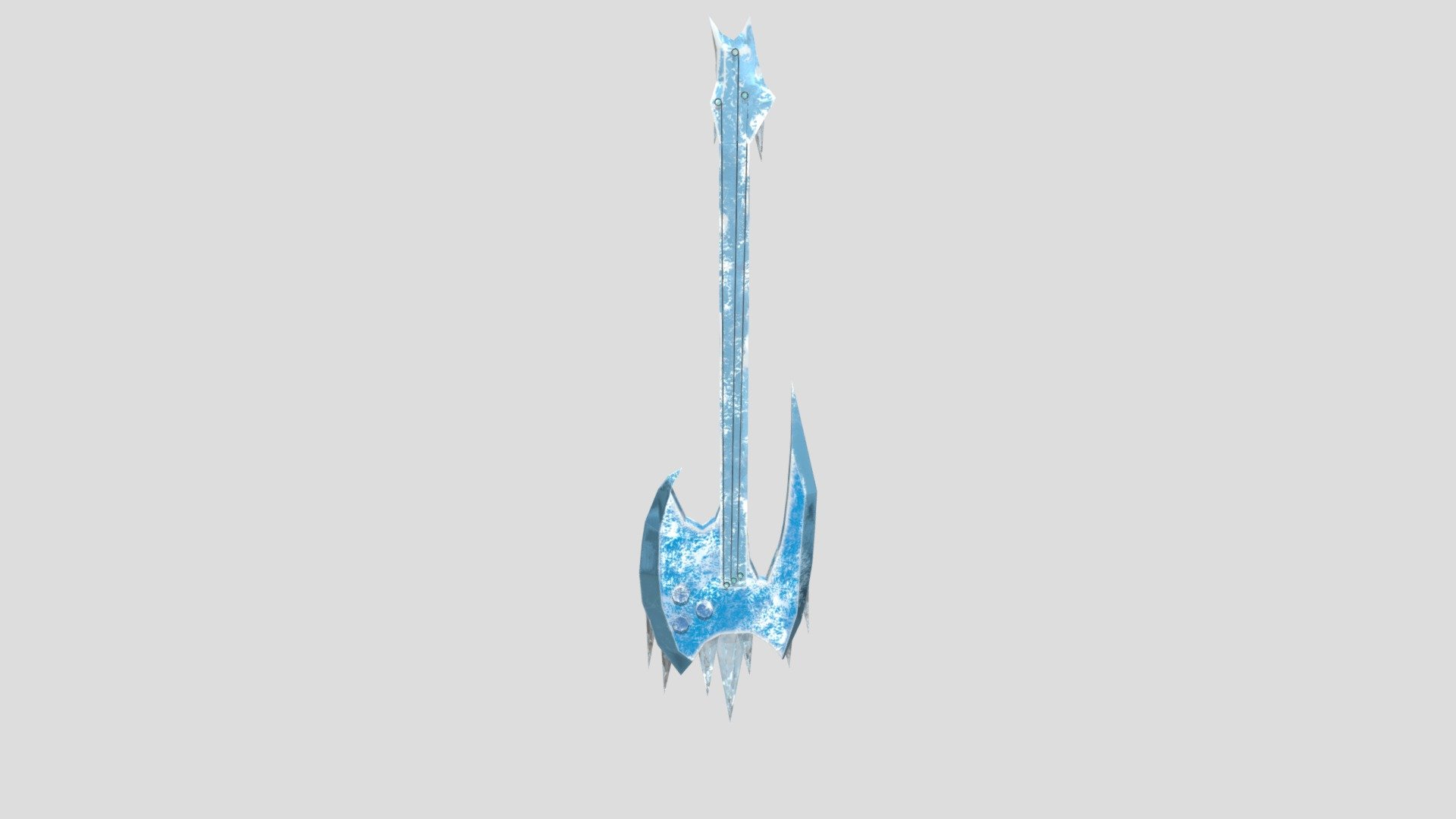Ice Axe Guitar - 3D model by Mackenzie.Cockburn [22d7e62] - Sketchfab