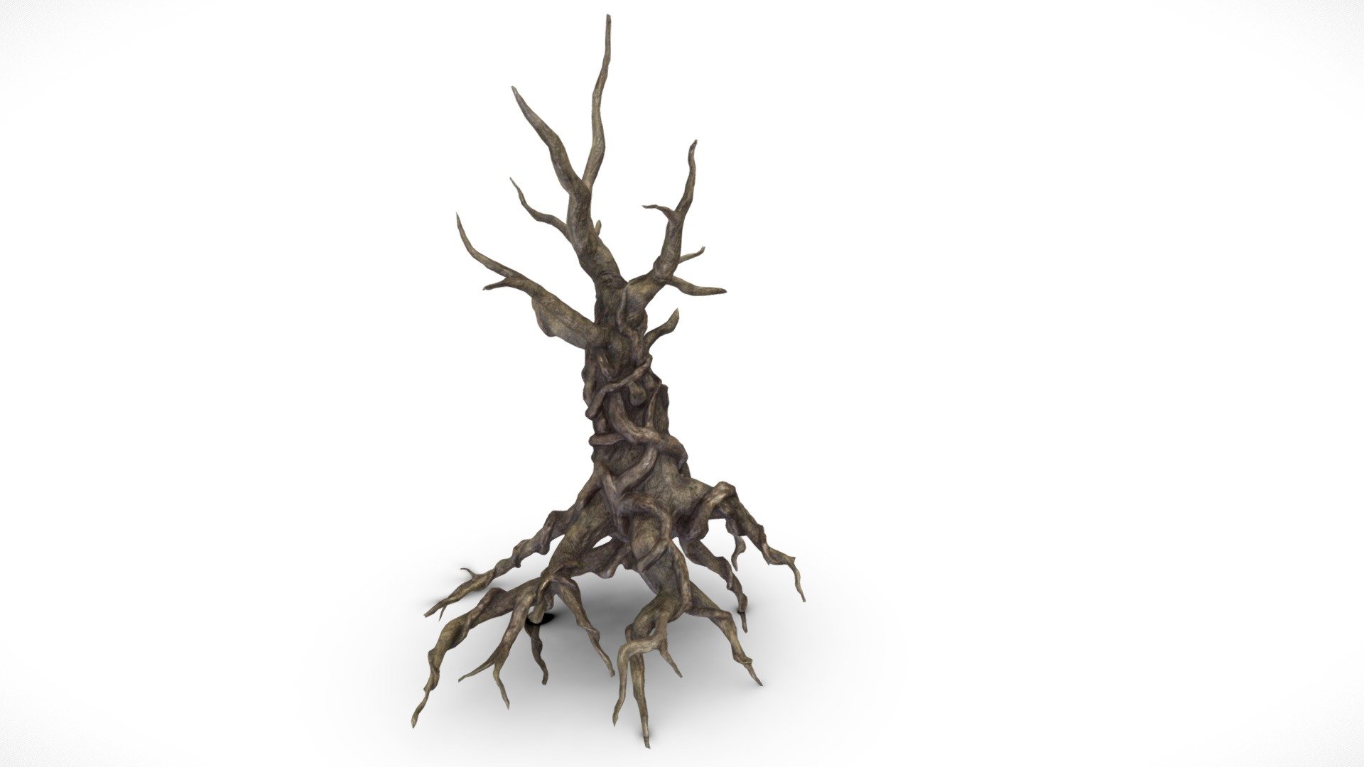 Fantasy Dark Forest - Scary Dead Root Tree A - 3D model by Etherion ...