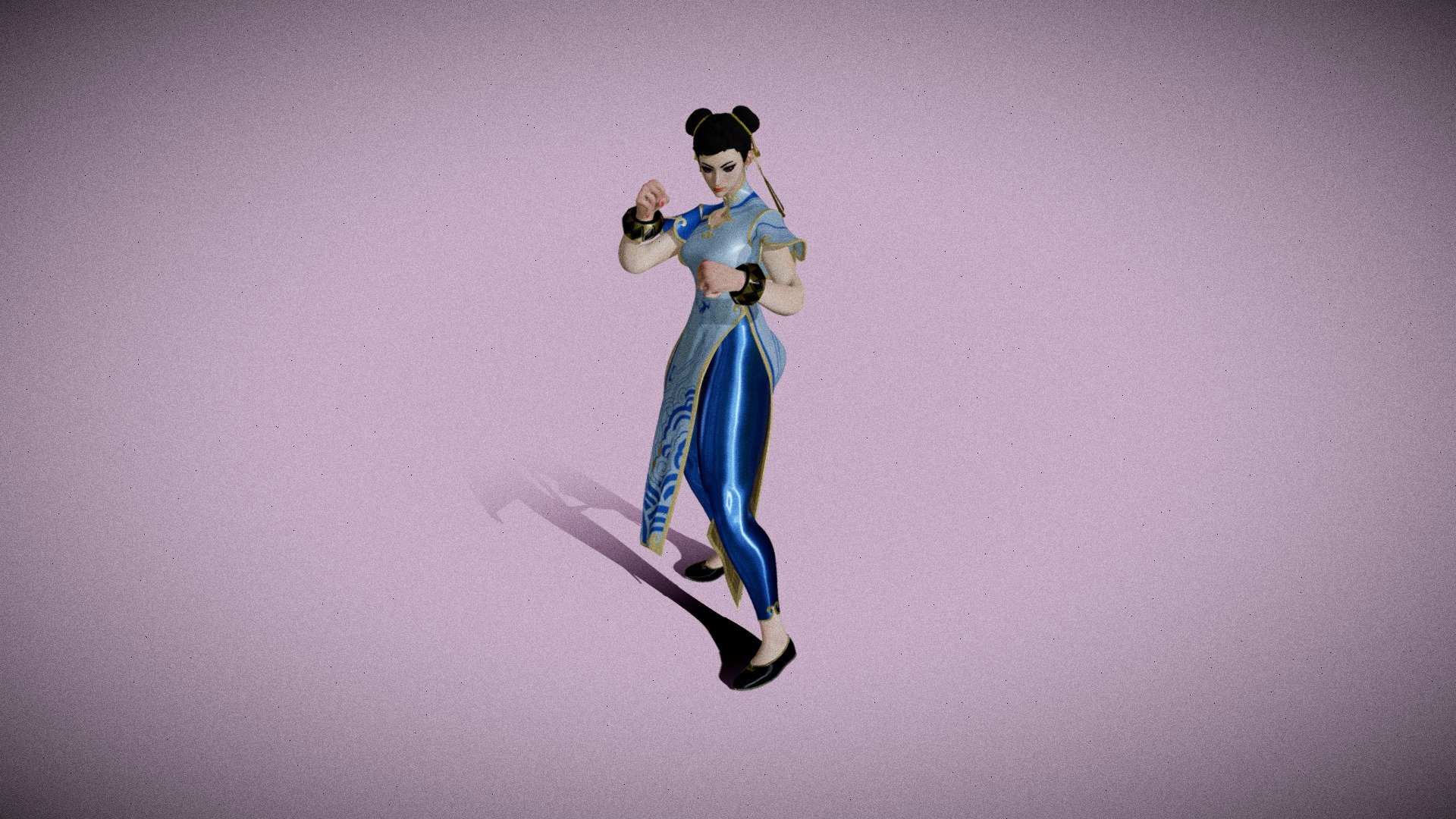 Chun Li SF II - Download Free 3D model by StallionArtist (@bauyo25 ...