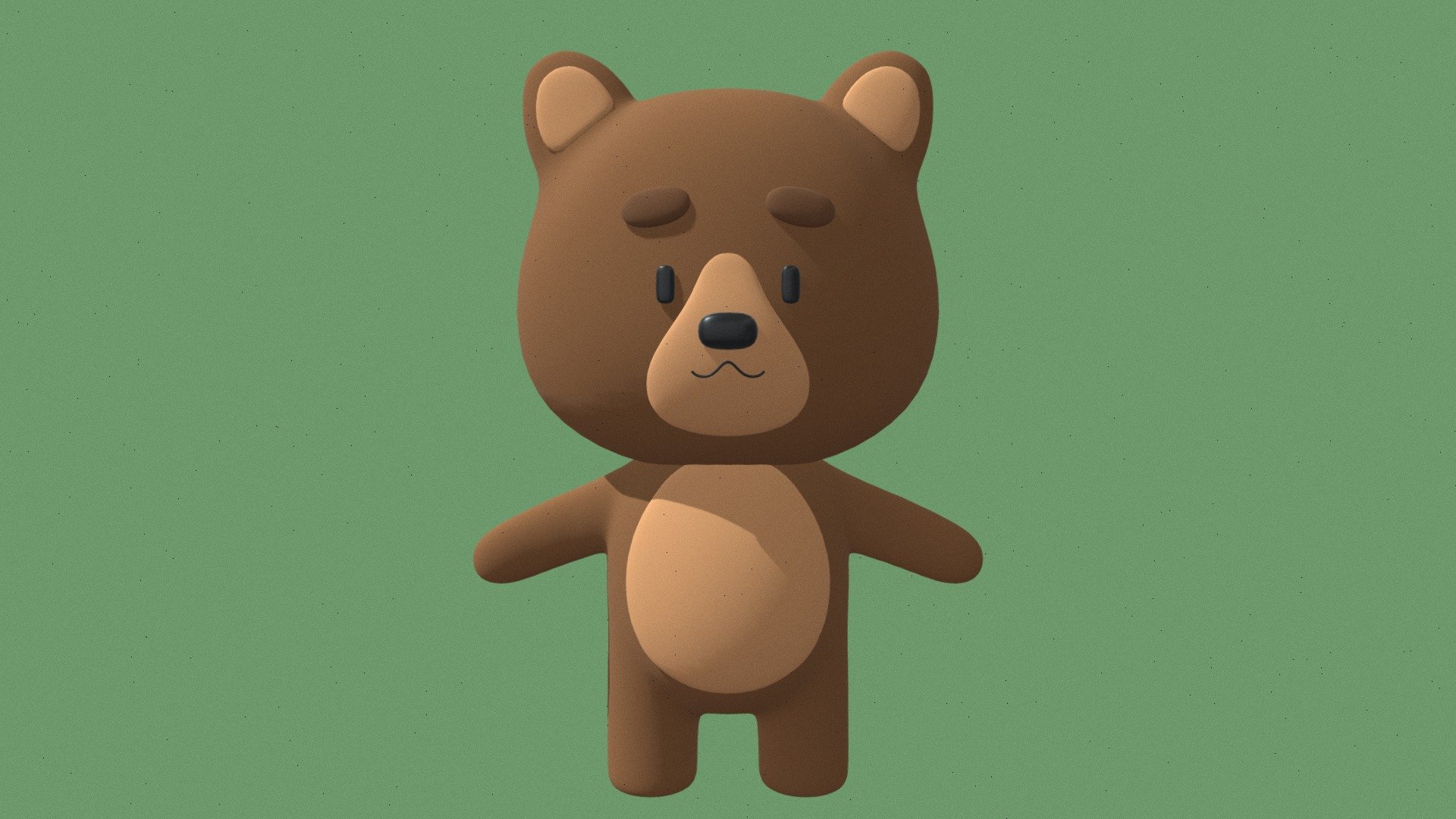 Cartoon Rigged Bear - 3D model by Starkosha [22da346] - Sketchfab
