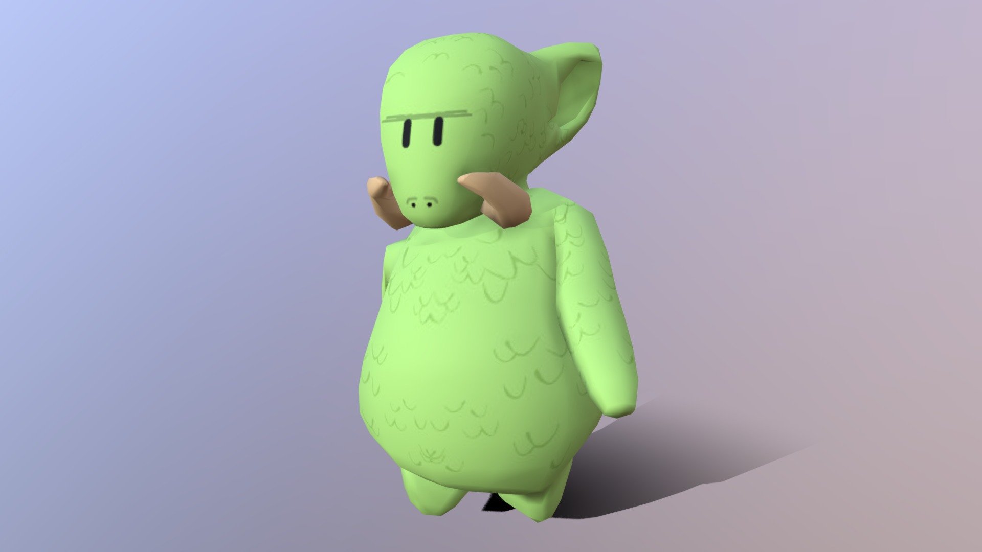 Wobble Warrior Goblin - 3D model by FawnGuardian Illustrations ...