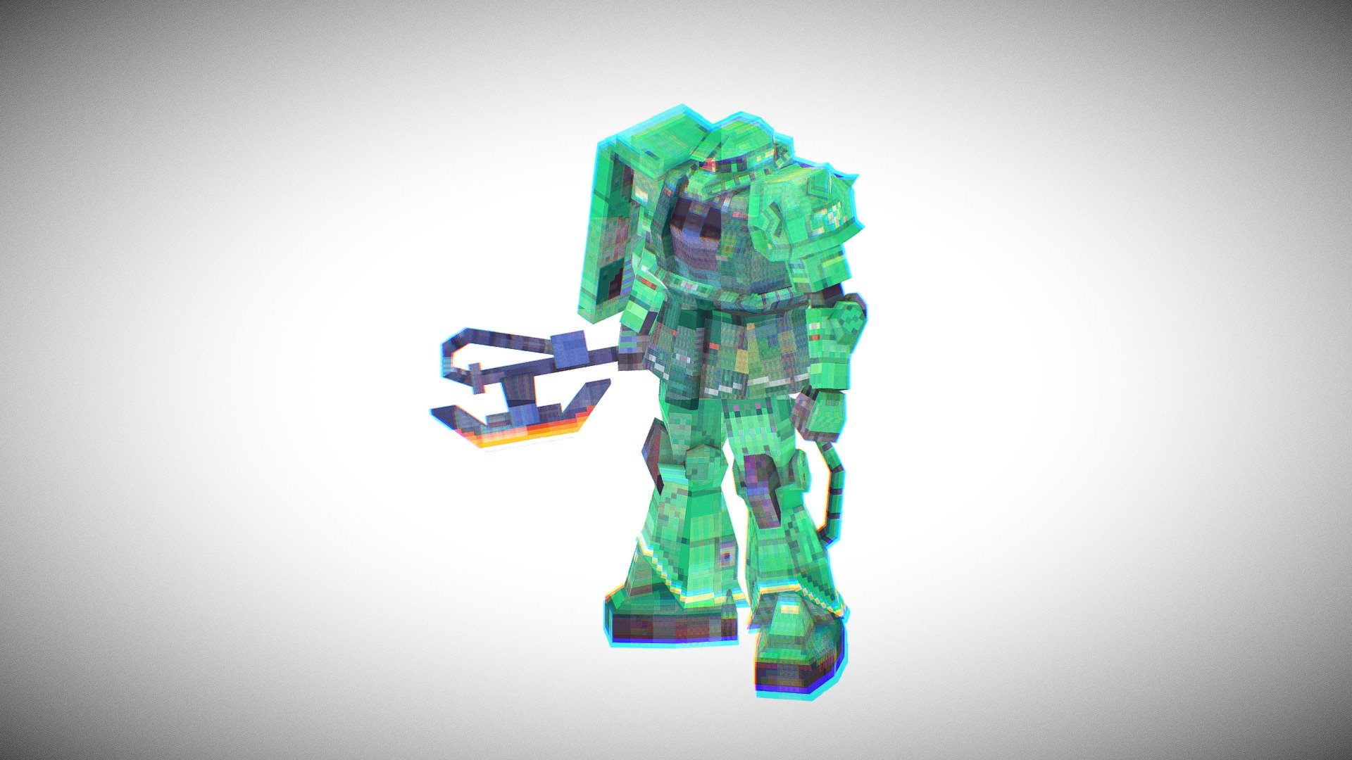 zaku_ii - 3D model by agerling [22daeff] - Sketchfab