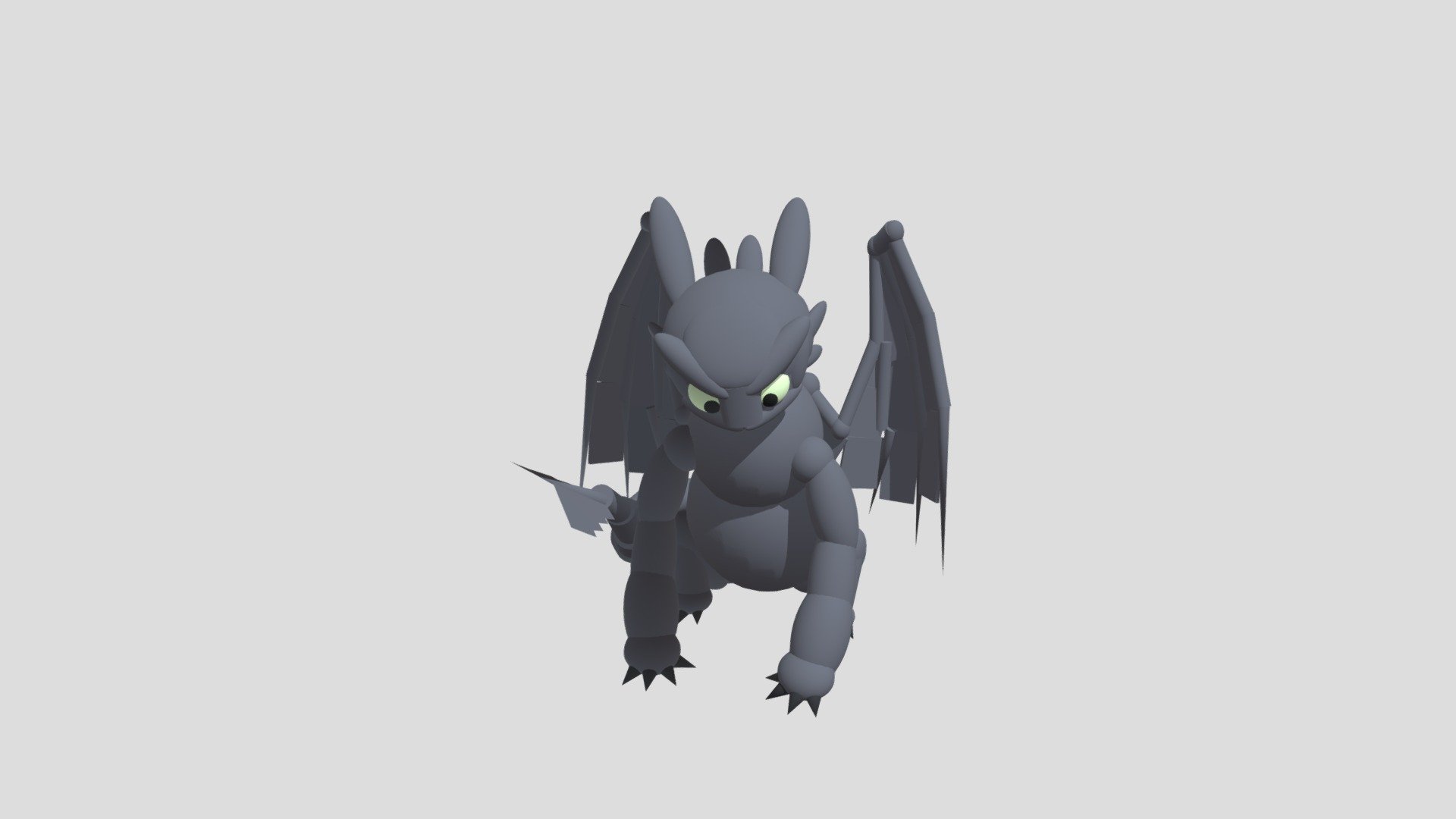 Weekly - Primitive Toothless - 3D model by CaffeinePainter [22df22f ...