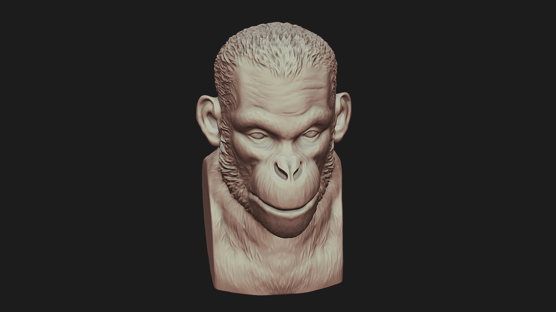 Ape Concept Bust - Buy Royalty Free 3D model by Alexandria Maharaj ...