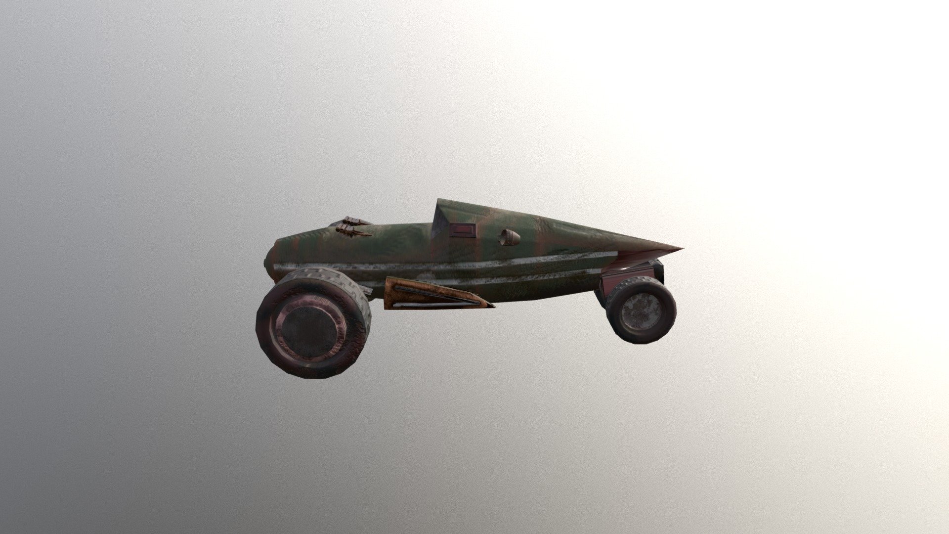 Beat-Up Car - 3D model by AestusDomusAurea [22e09ff] - Sketchfab