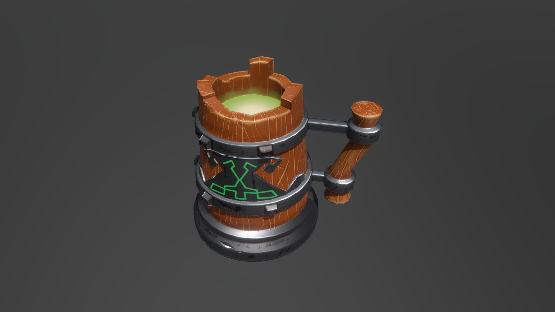 Stylized fantasy mug - 3D model by maxibonus [22e0f63] - Sketchfab