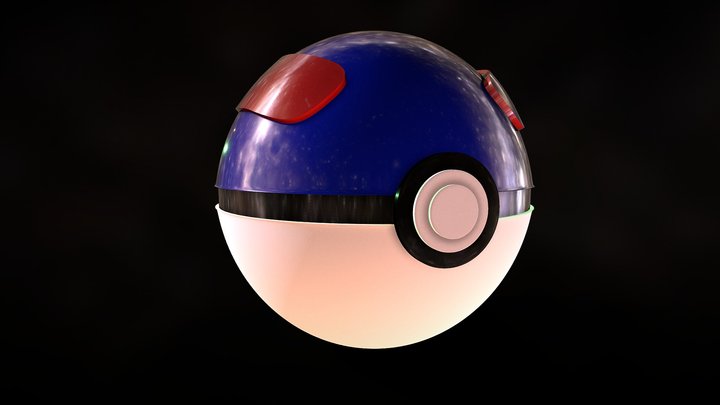 Pokeball3dmodel 3D models - Sketchfab