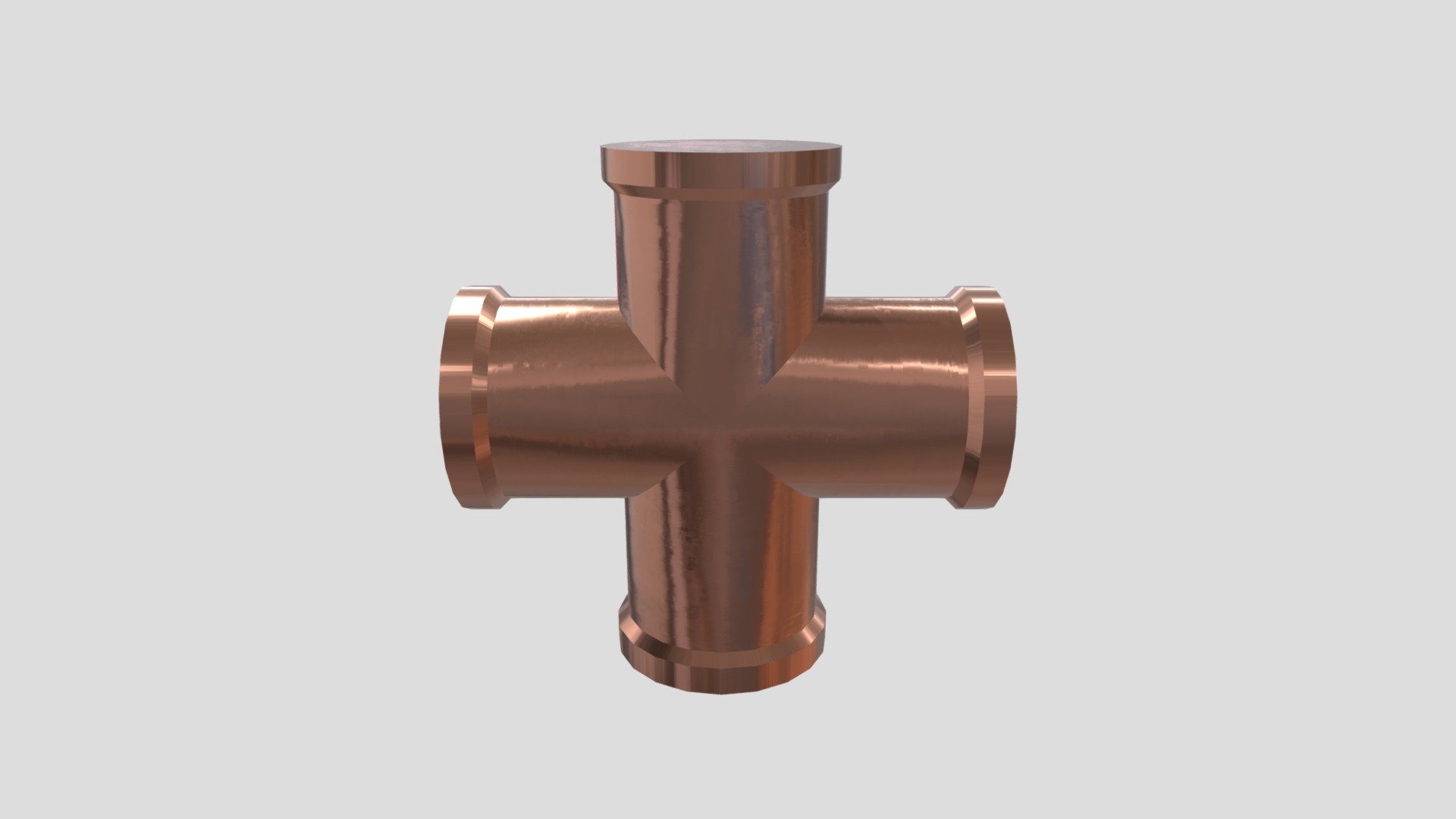 Pipe_Cross - 3D model by Ractioneer [22e202d] - Sketchfab
