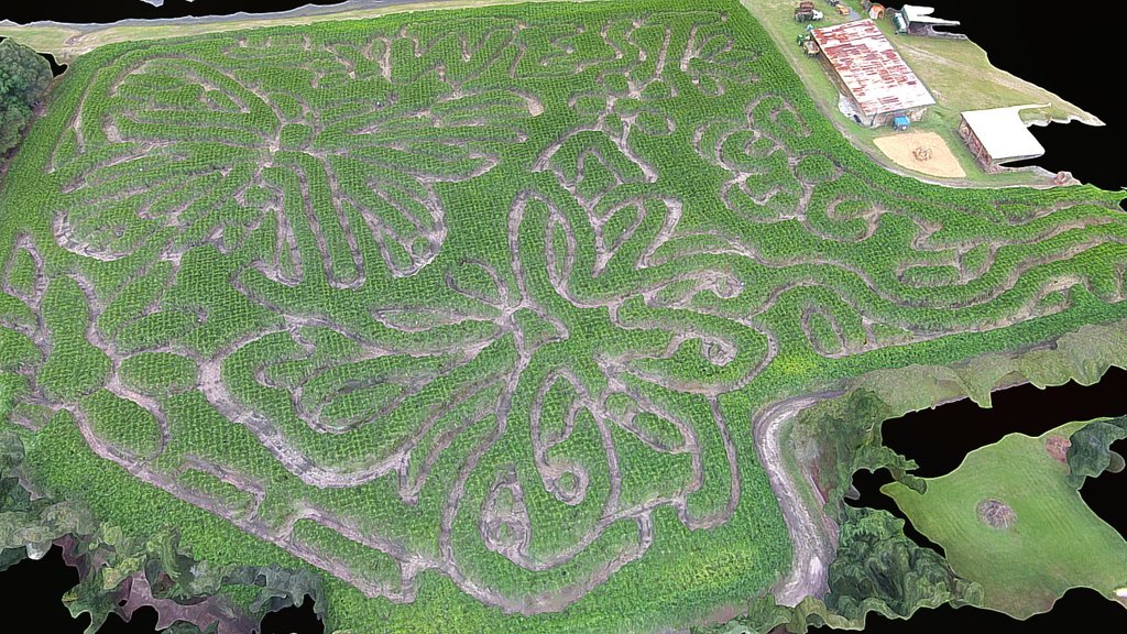2015 West Farm Corn Maze in 3D!!! - 3D model by skyviewaerialsolutions ...