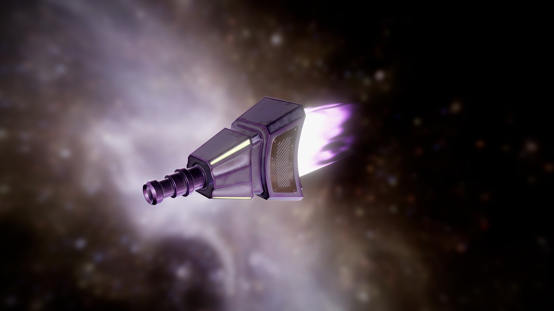 Turret Ship | Space Shooter Game - 3D model by Michail Velissaris ...