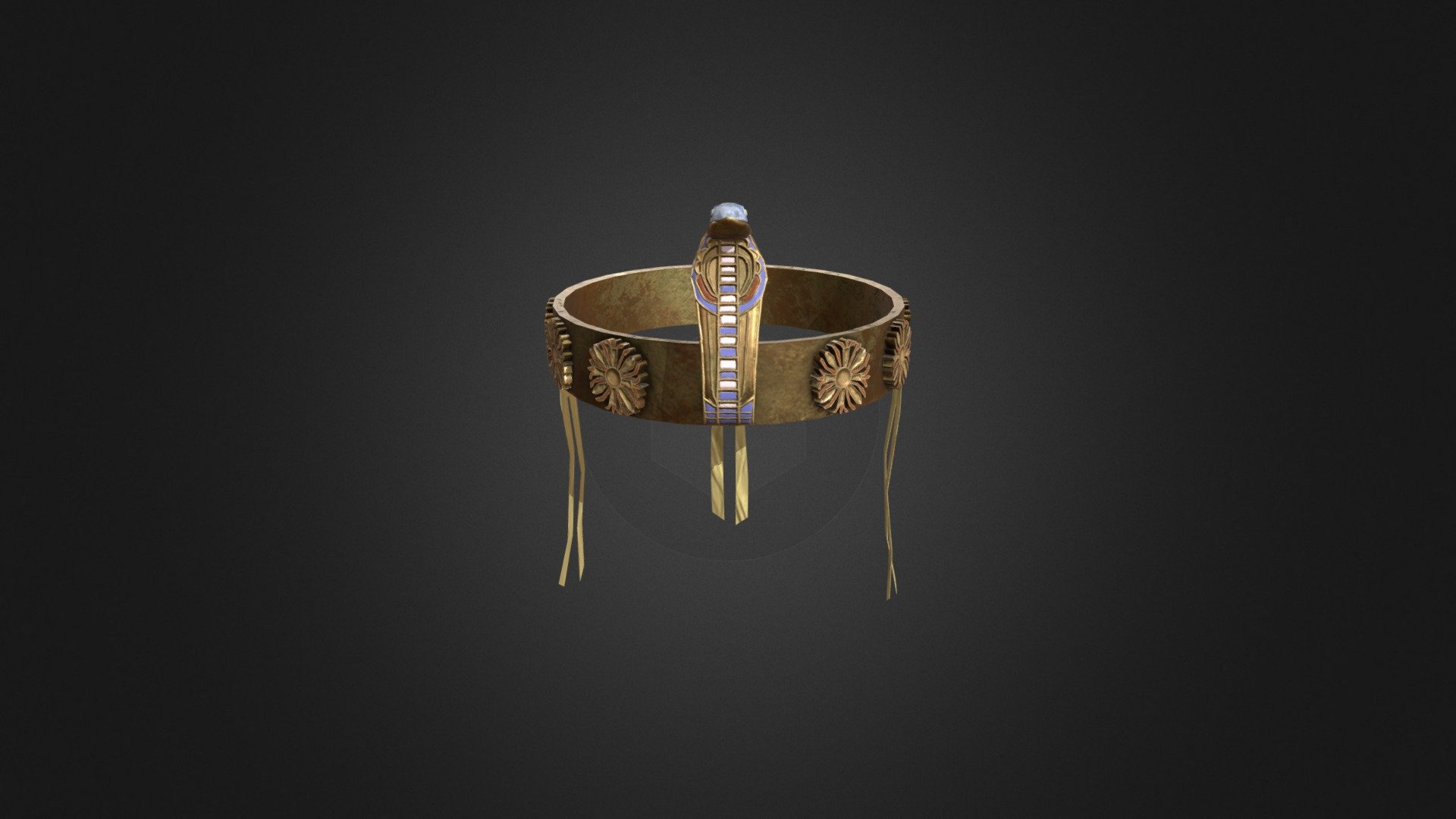 Egyptian Diadem - Buy Royalty Free 3D model by Amlogy (@AmlogyGmbH ...