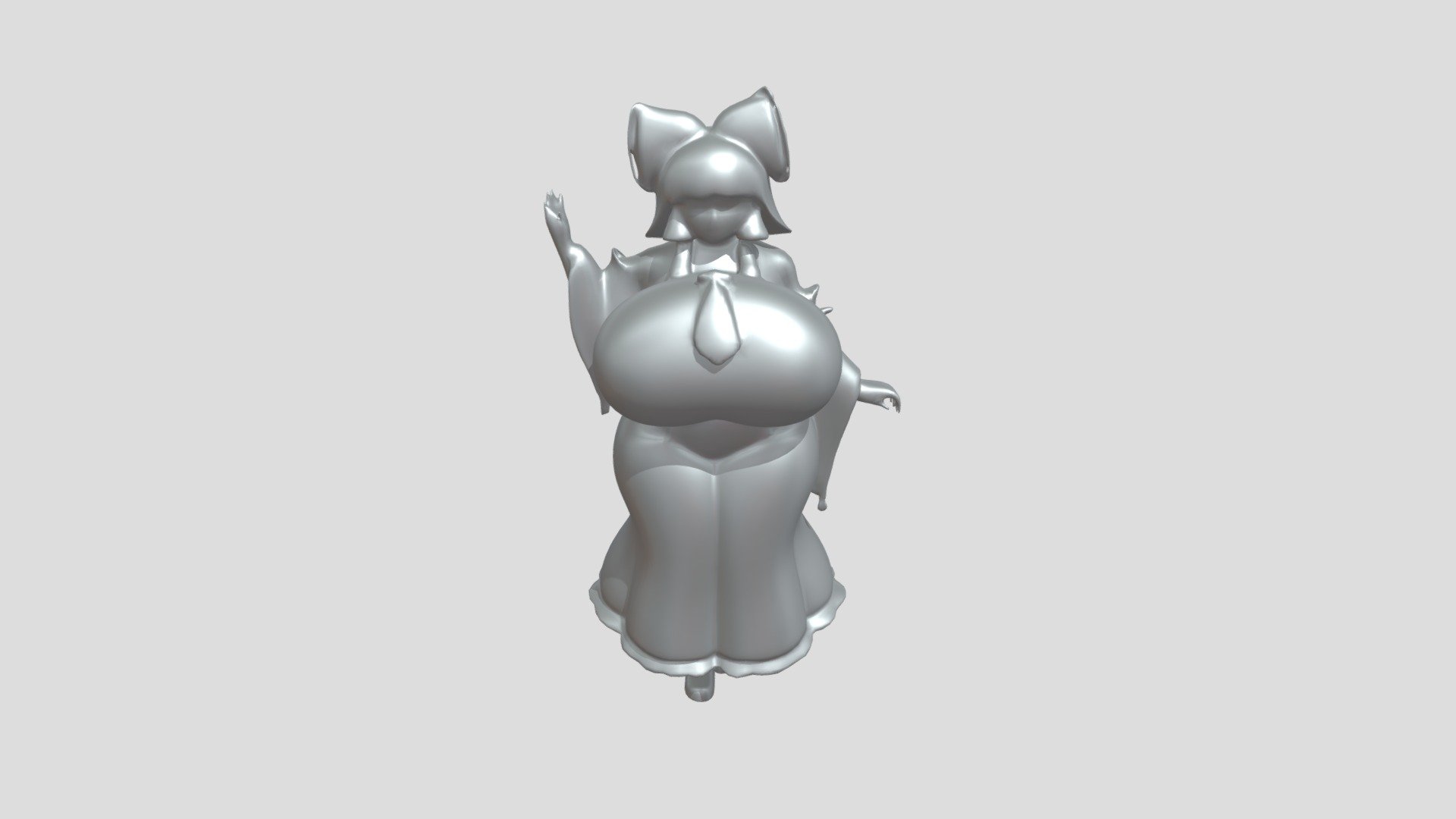 reimu_hakurei A1 (hyper3d.ai) - 3D model by Nova-Jaso [22e6edc] - Sketchfab