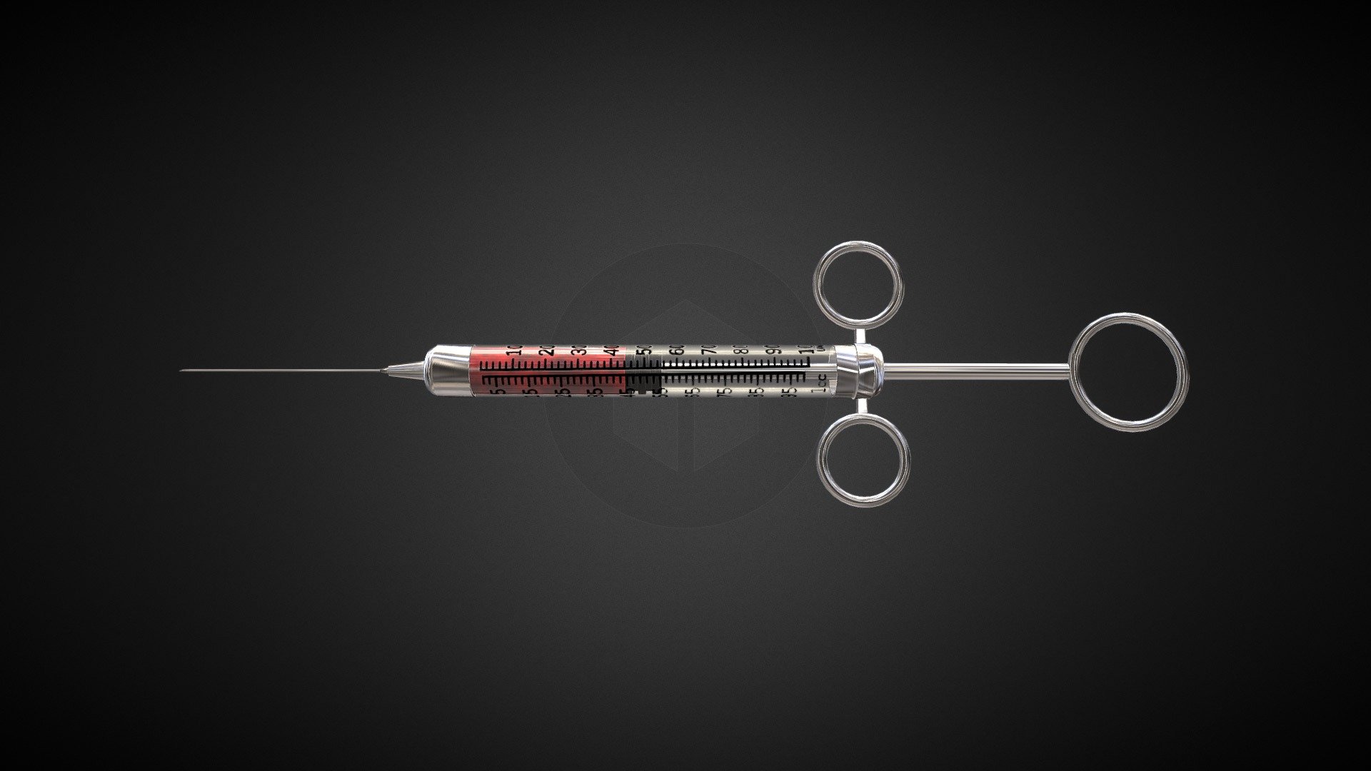 Medical Syringe - Download Free 3D model by Alexander Troianovskyi ...
