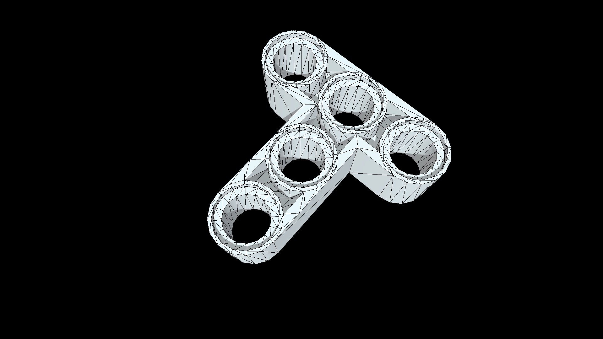 Liftarm Modified T-Shape Thick 3 x 3 - Download Free 3D model by ...