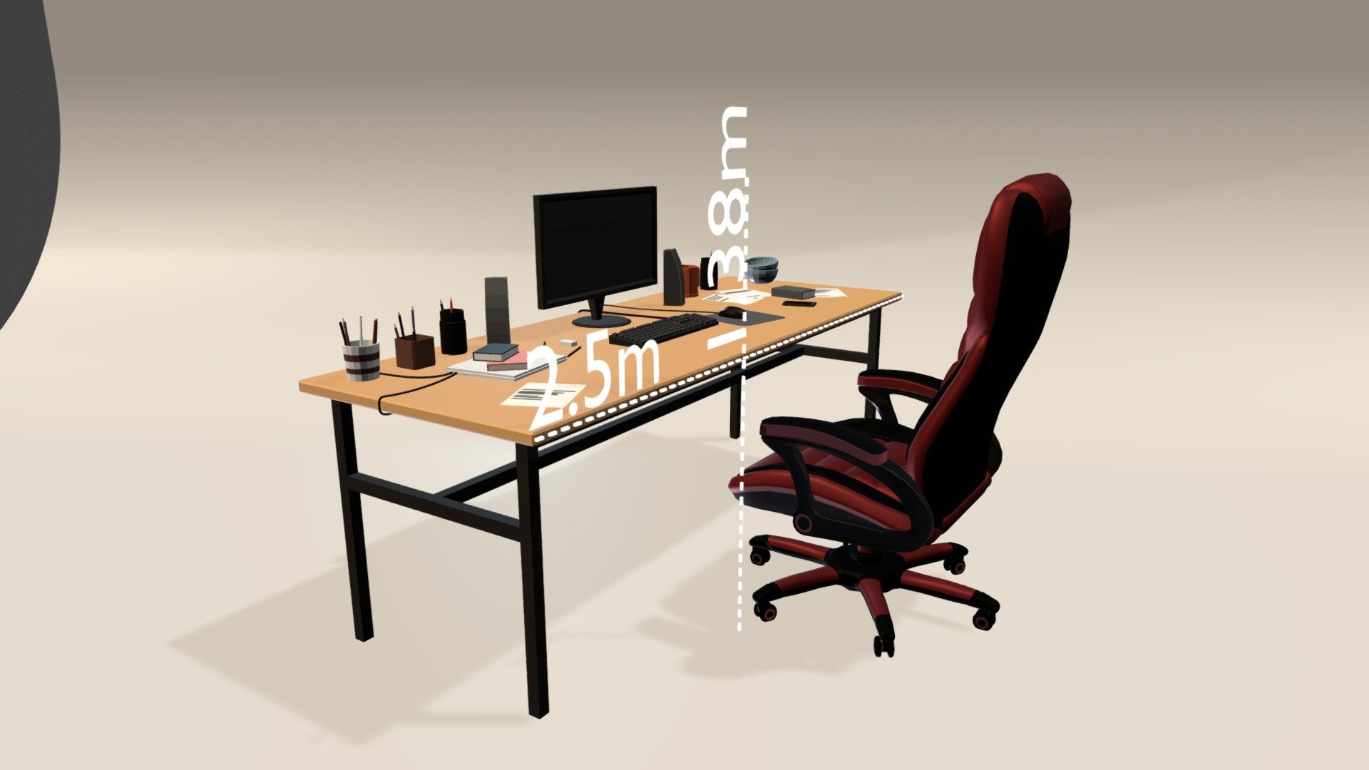 Chair Gaming3 - 3D model by amlasladklask [22e7ee0] - Sketchfab