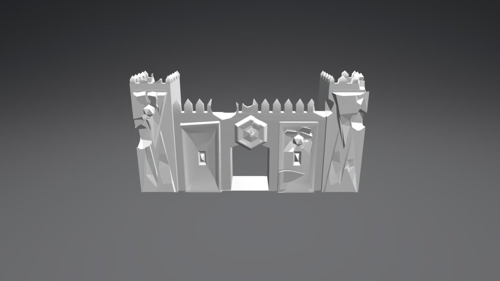 DAMAGED GATE - 3D model by savlikator [22e8179] - Sketchfab