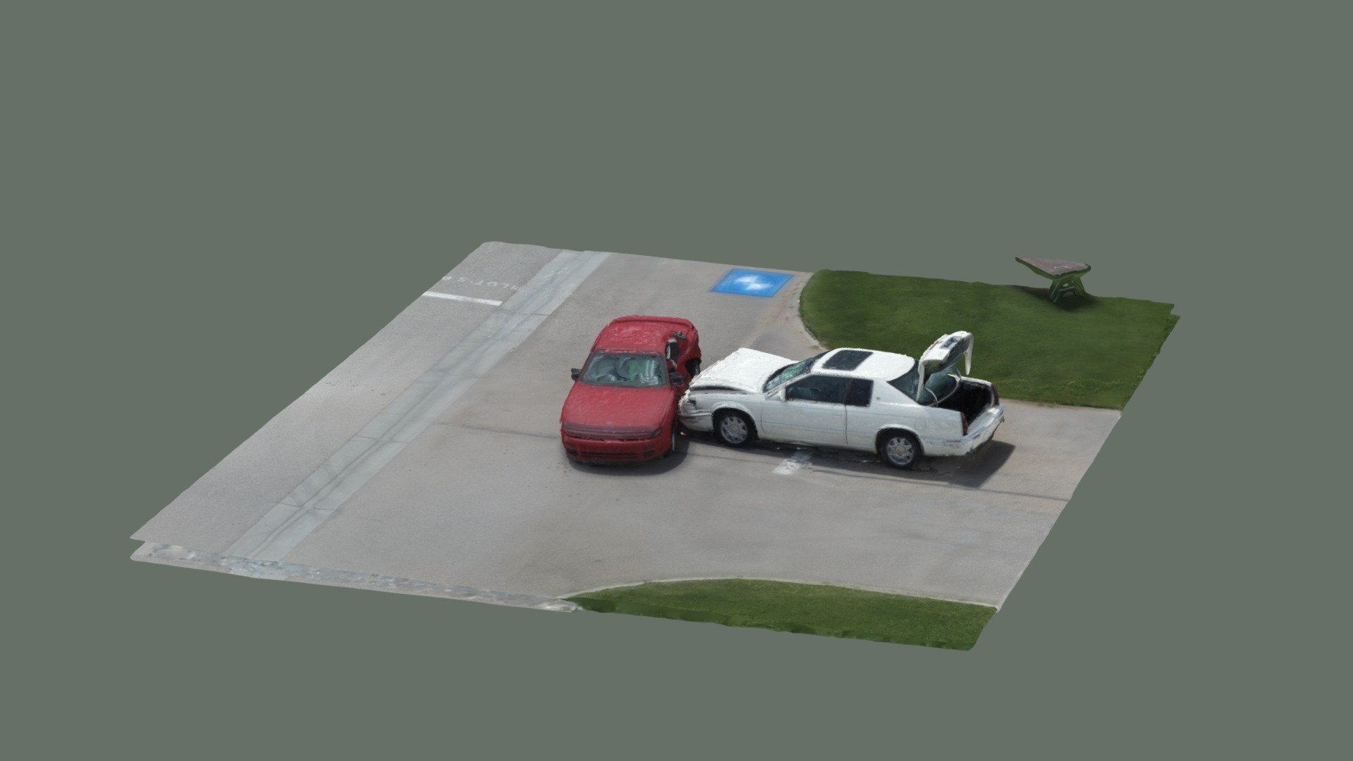 Car Crash1 Simplified 3d Mesh - 3D model by ck.models [22eaafe] - Sketchfab