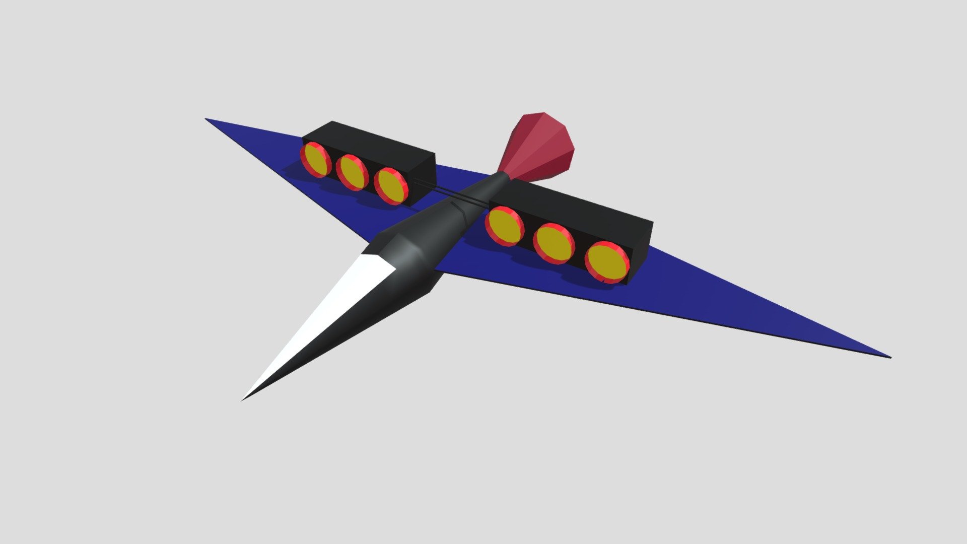 Rocket Ship - Download Free 3D model by jlatreille [22ebdfc] - Sketchfab