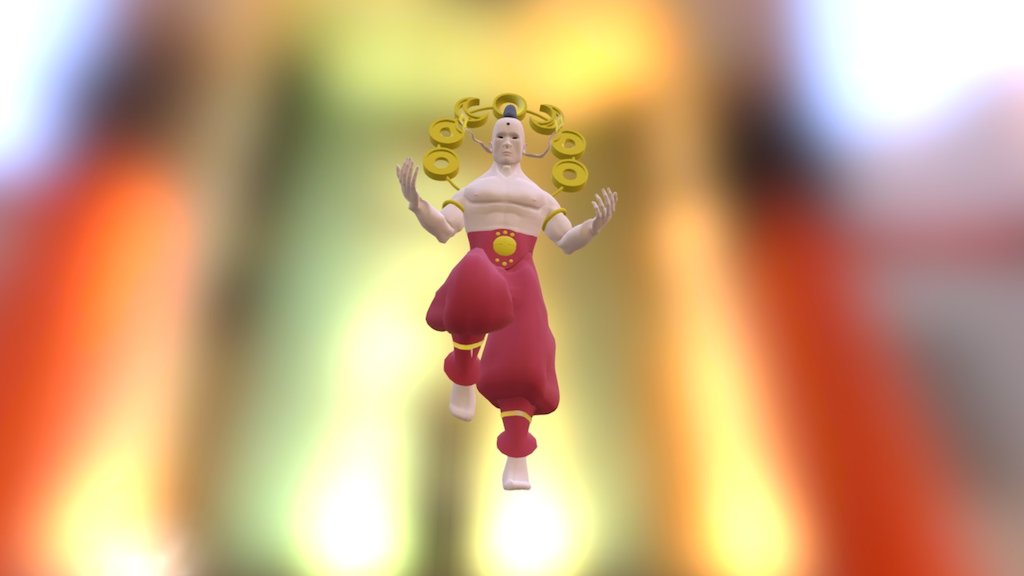 Godly Monk Pose 5 - 3D model by Casterhorst [22ec2da] - Sketchfab