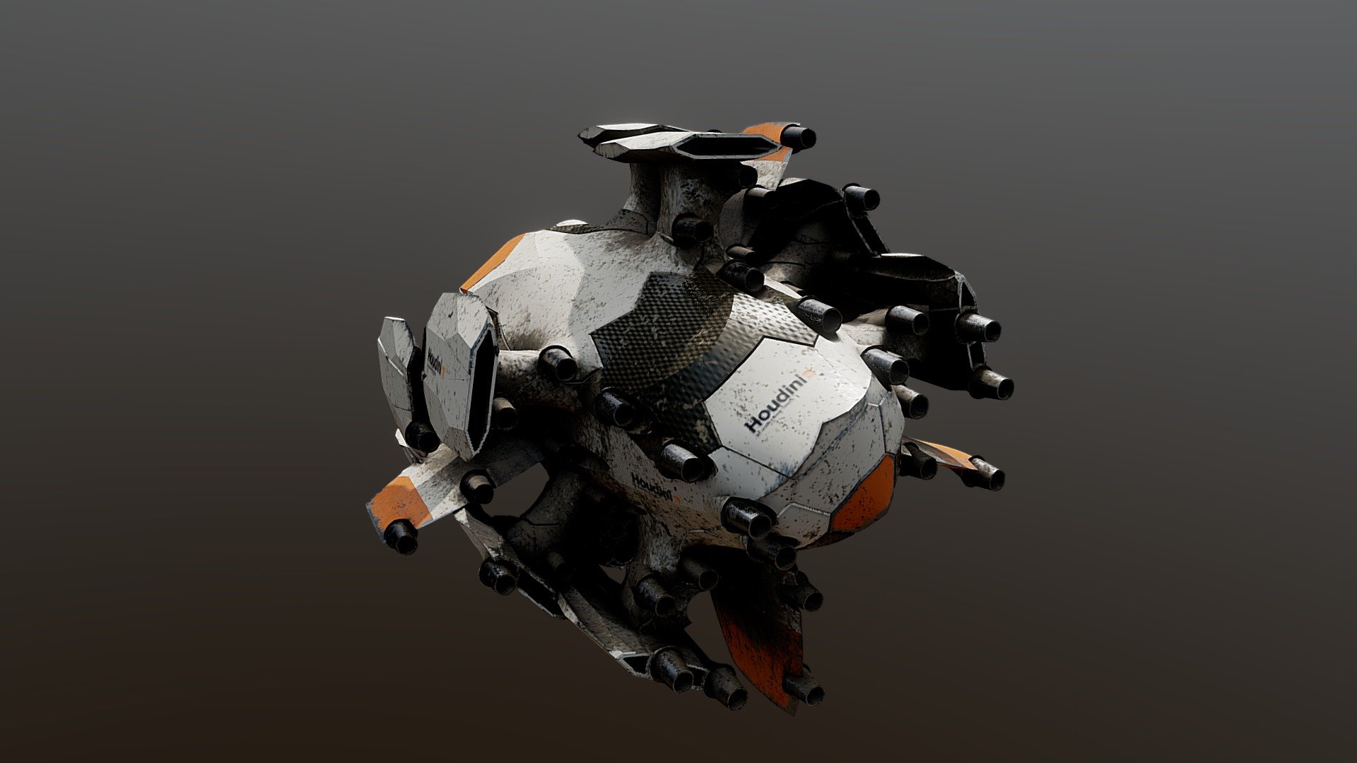 Procedural Hard Surface Modeling Test 10.018 - 3D model by asaito ...