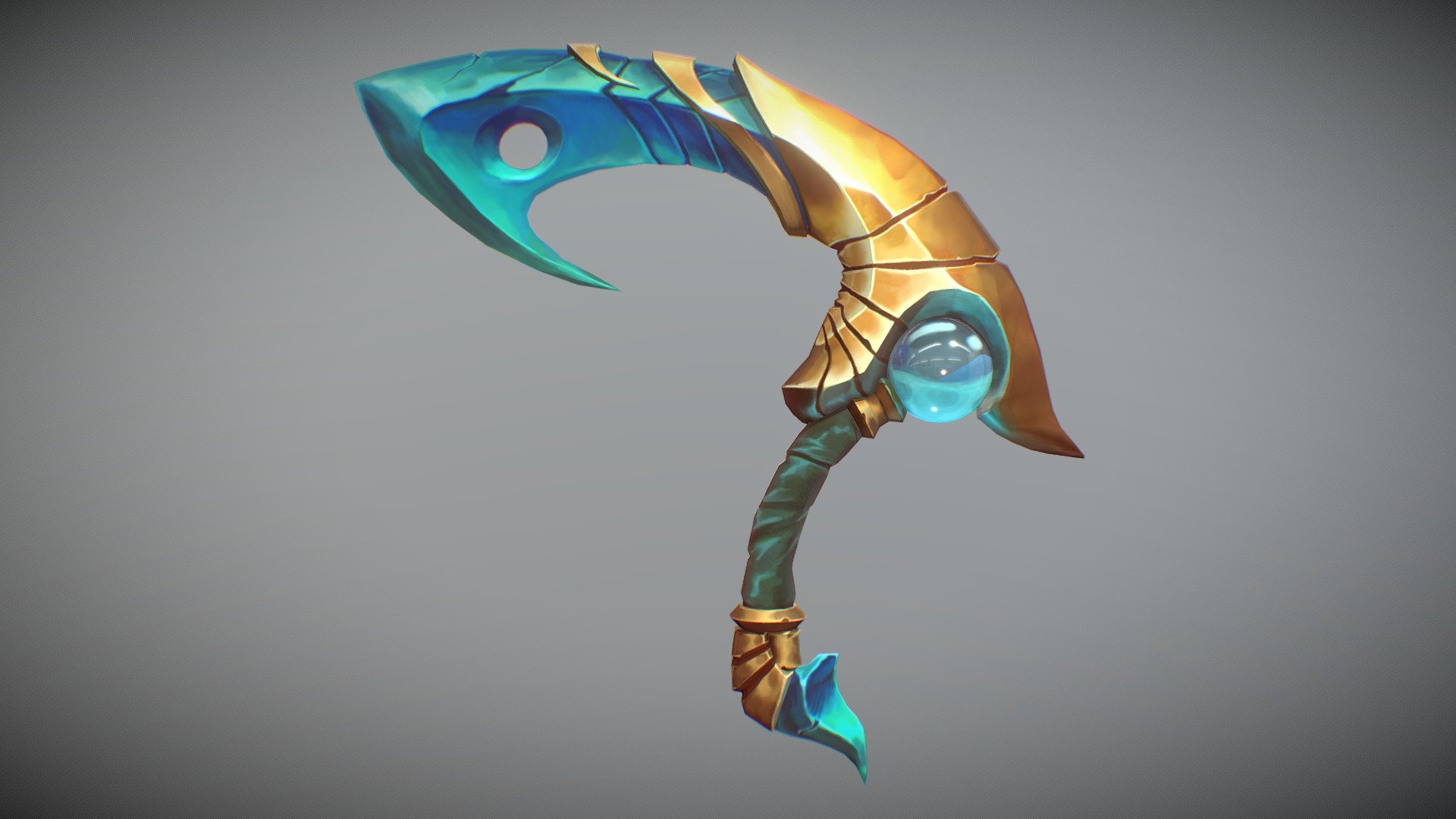 Waters of Life Sickle v1 - 3D model by Andrew Melfi (@andrewmelfi ...