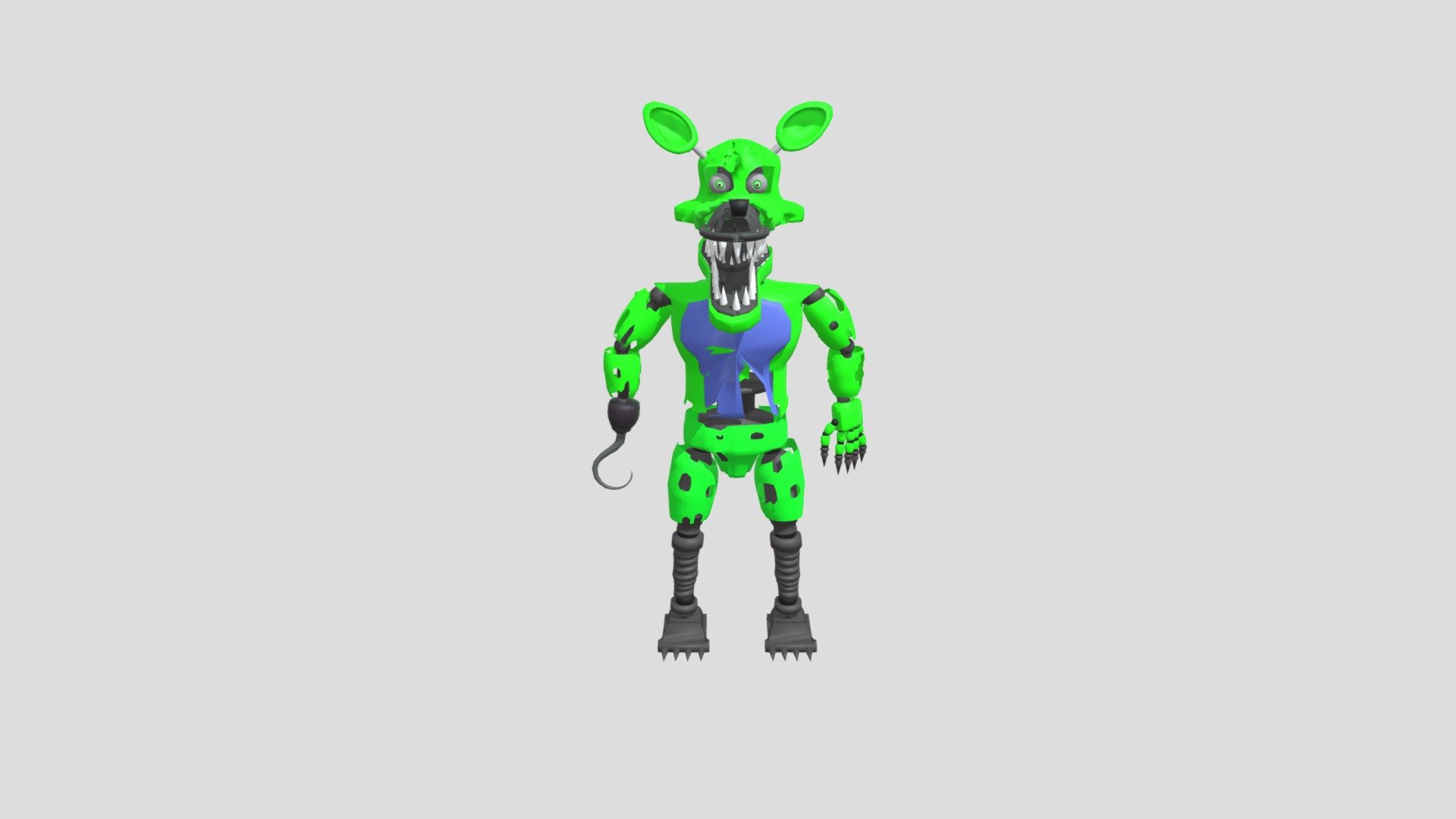 fnaf-4-nightmare-foxy-gmodsfm - 3D model by 115007139 [22edd8b] - Sketchfab