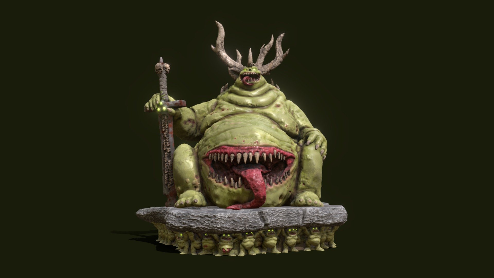 Great Unclean One - 3D model by GrimmGitz [22eeea7] - Sketchfab