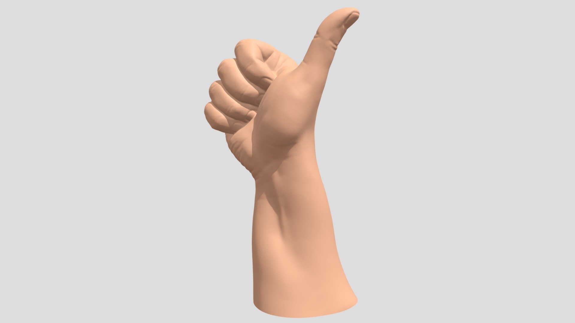 hand thumbs up 3D print model - Buy Royalty Free 3D model by Sigi_2_0 ...