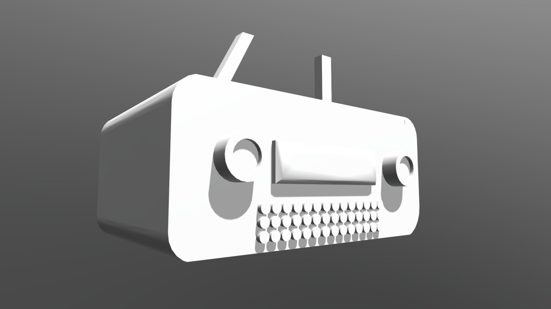 Rádio - 3D model by aevp [22f1146] - Sketchfab
