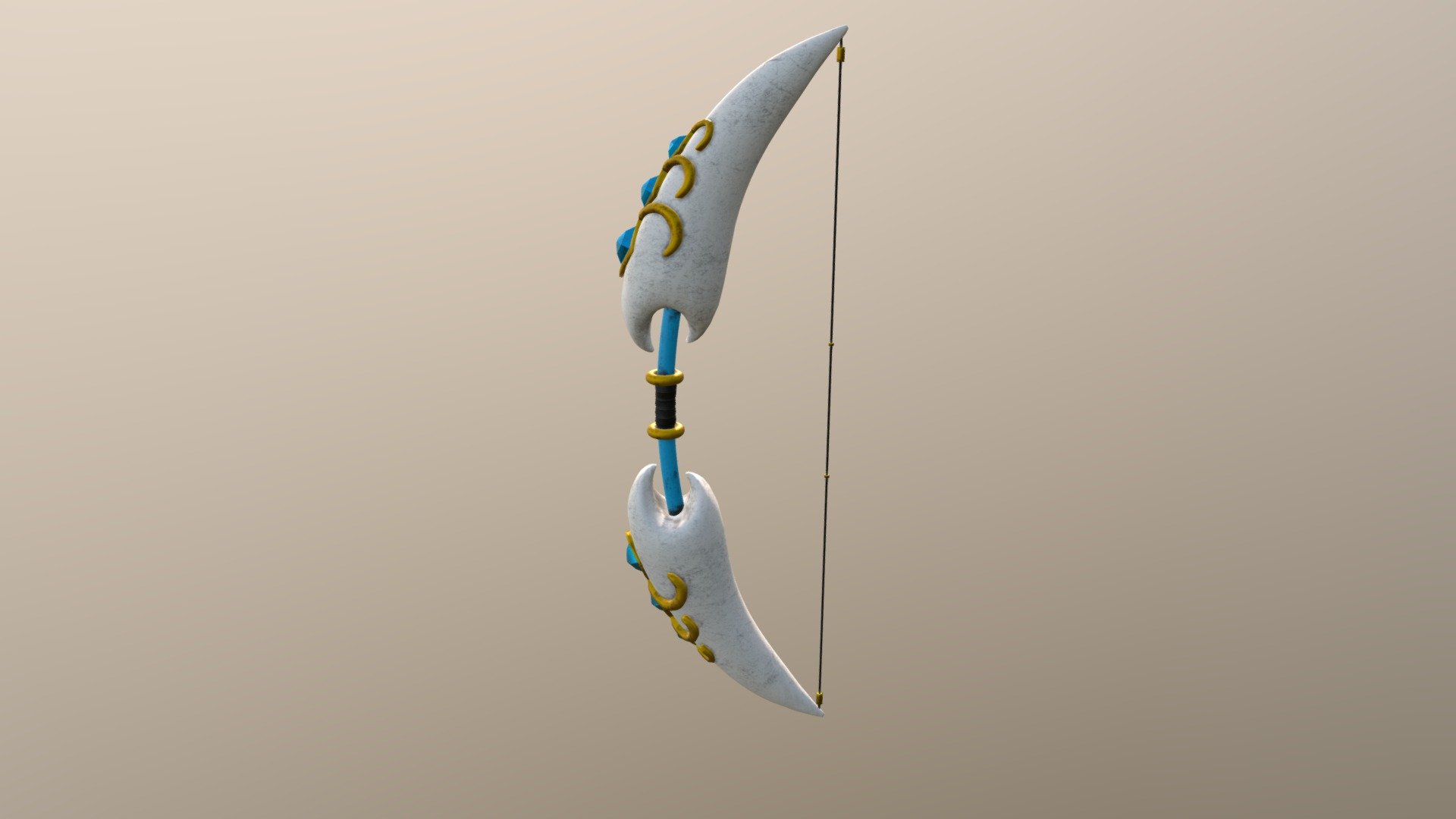 Fantasy Bow - 3D model by haileypartin [22f16b7] - Sketchfab