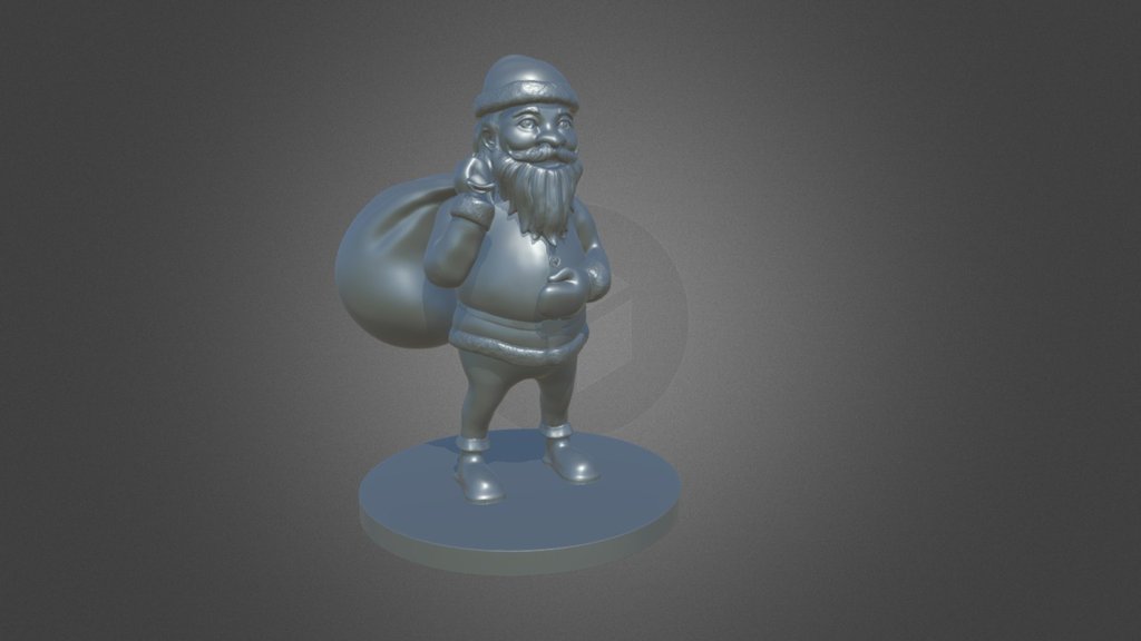 Santa_sculpt - 3D model by cockroachlatoz [22f32b2] - Sketchfab