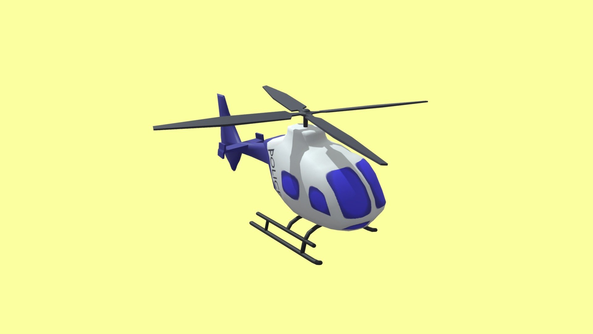 helicopter low-poly - 3D model by pashamodeler [22f3bc2] - Sketchfab