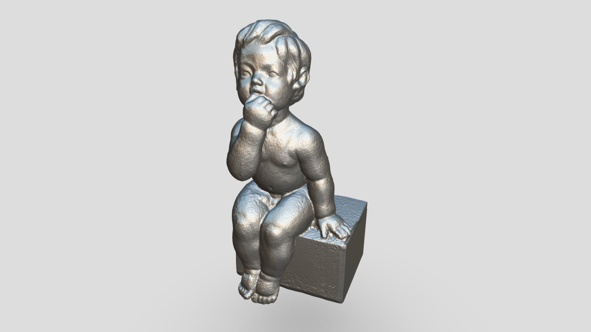 Children's statue - Download Free 3D model by naka2012 [22f3d95 ...