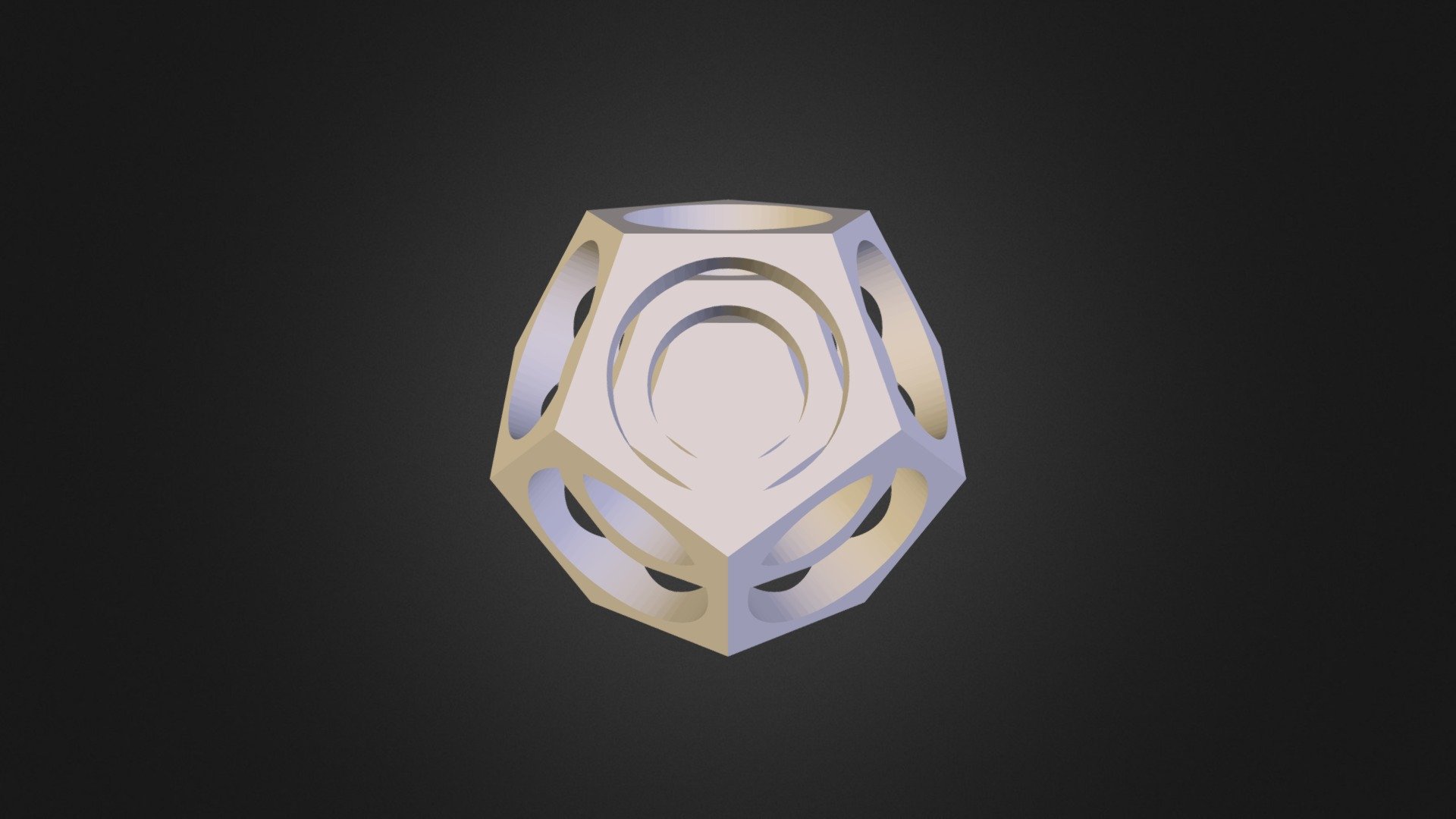 Doedecahedron / Dodekaeder - 3D model by 3dindustries [22f4984] - Sketchfab