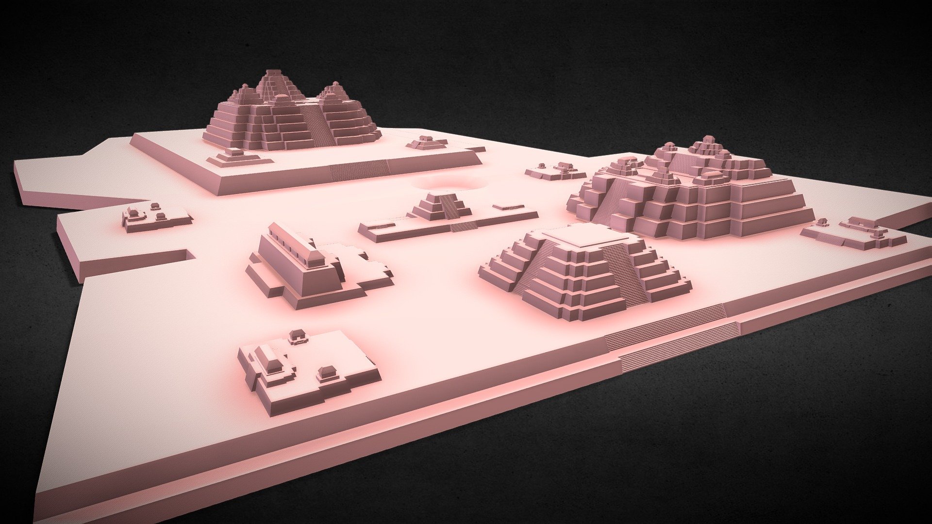 El Mirador, Guatemala. Grupo La Danta - Buy Royalty Free 3D model by ...
