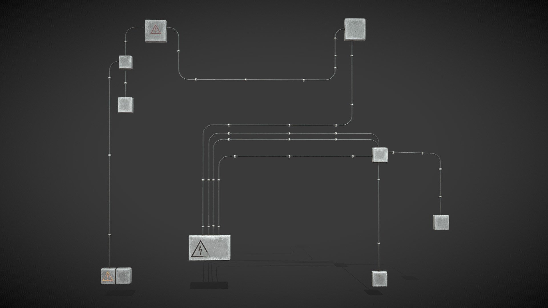 Power Cable Wiring - Download Free 3D model by Mehdi Shahsavan ...