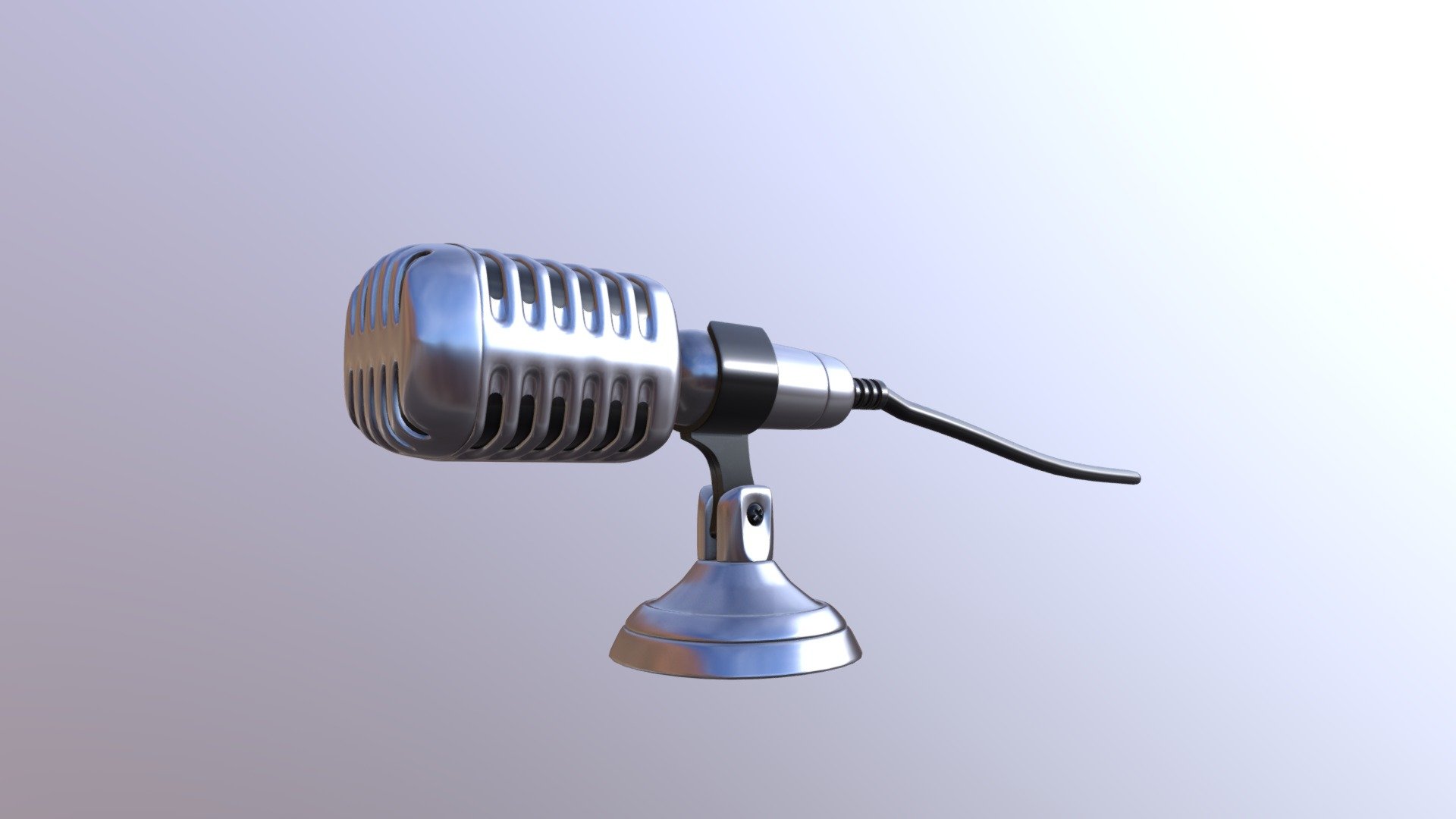 Microfono - 3D model by LeoDM [22f75c8] - Sketchfab
