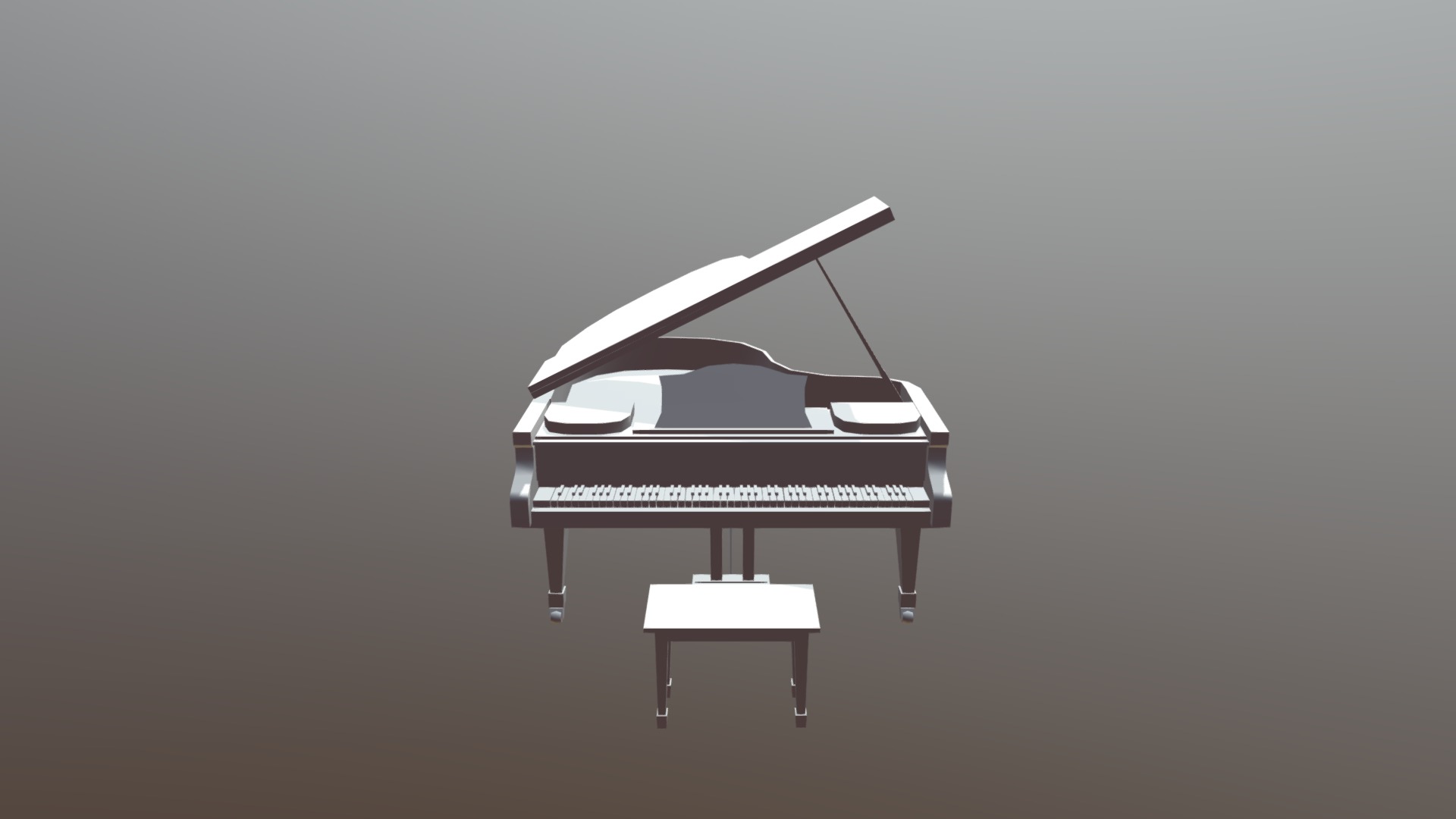 Piano Low - 3D model by bloty [22f89d8] - Sketchfab