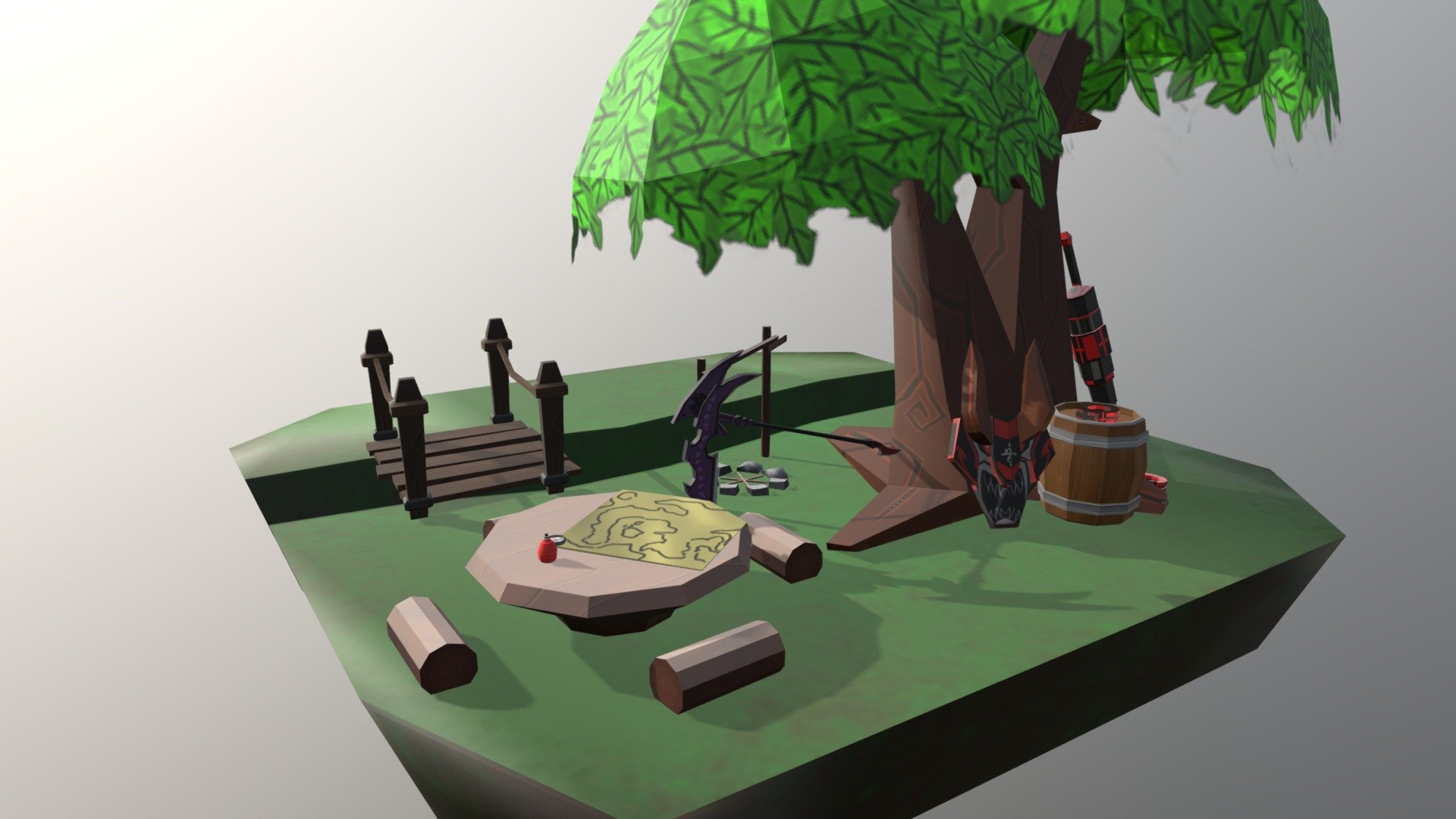 Island - 3D model by zetian [22fb3c9] - Sketchfab