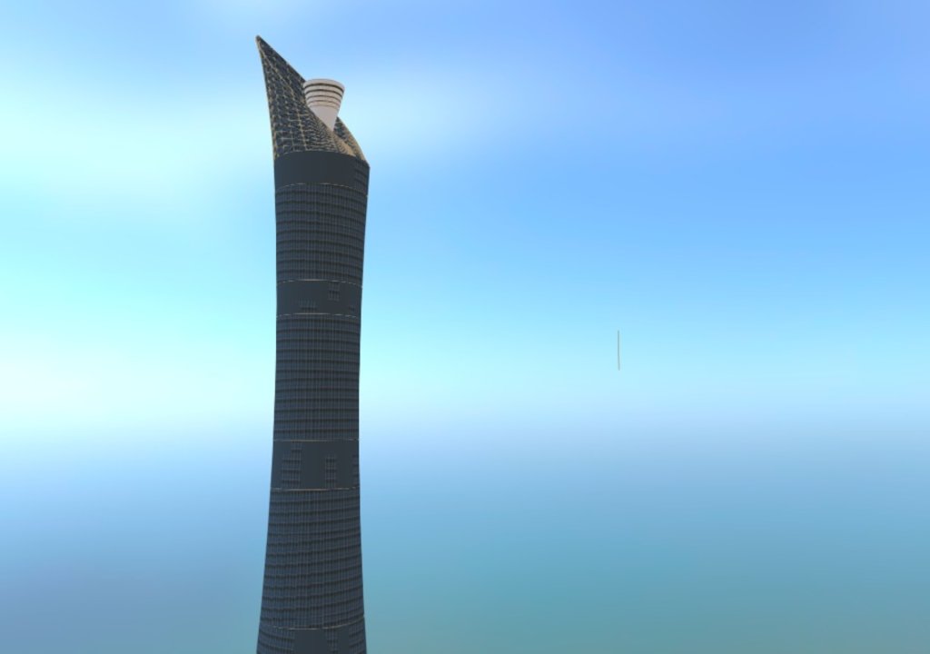 The Torch Doha - Download Free 3D model by aspirepp [22fbf7b] - Sketchfab