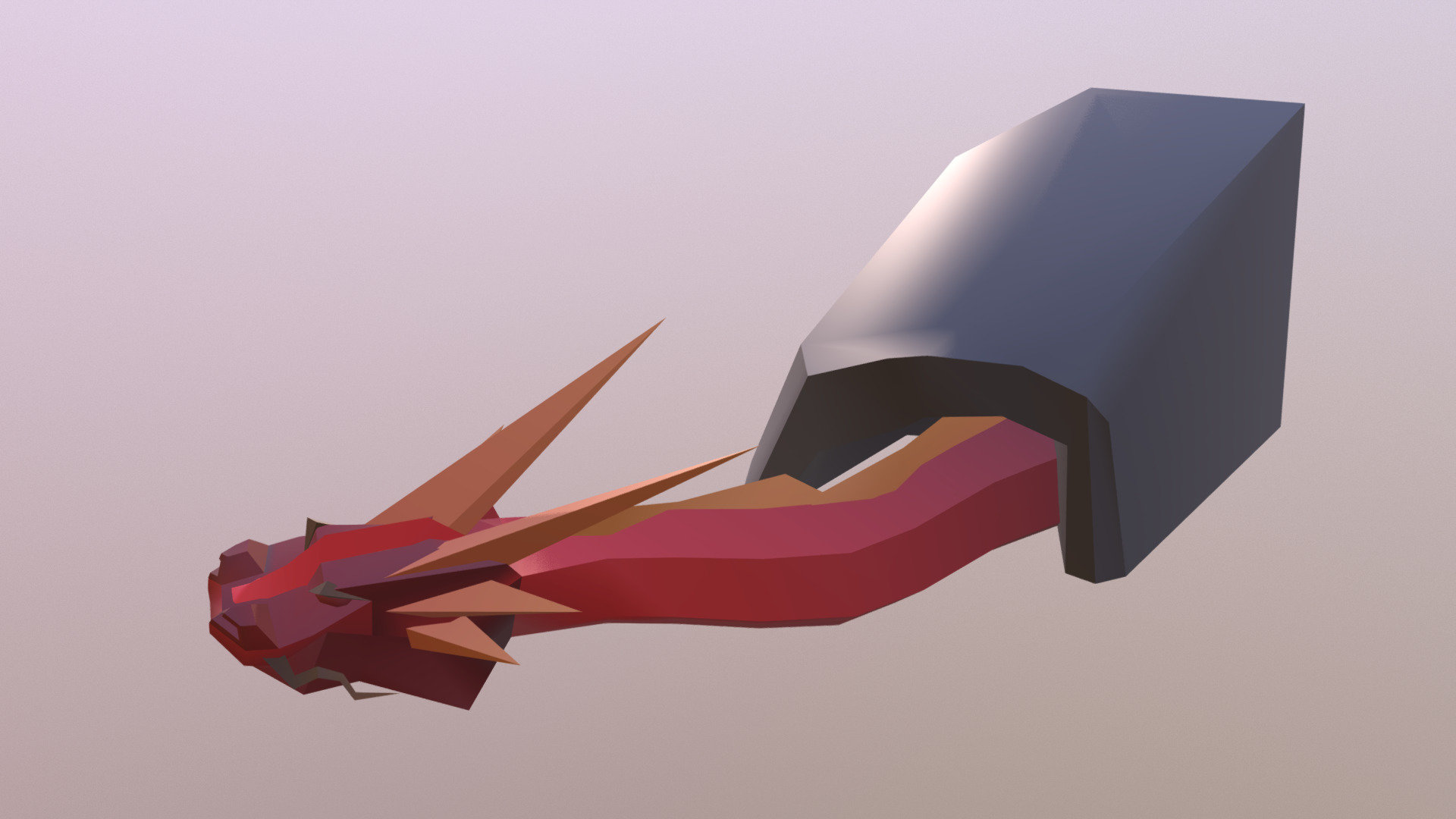 Dragon In Cave 1 - Download Free 3D model by BenjiToddArtist [22fc1bf ...