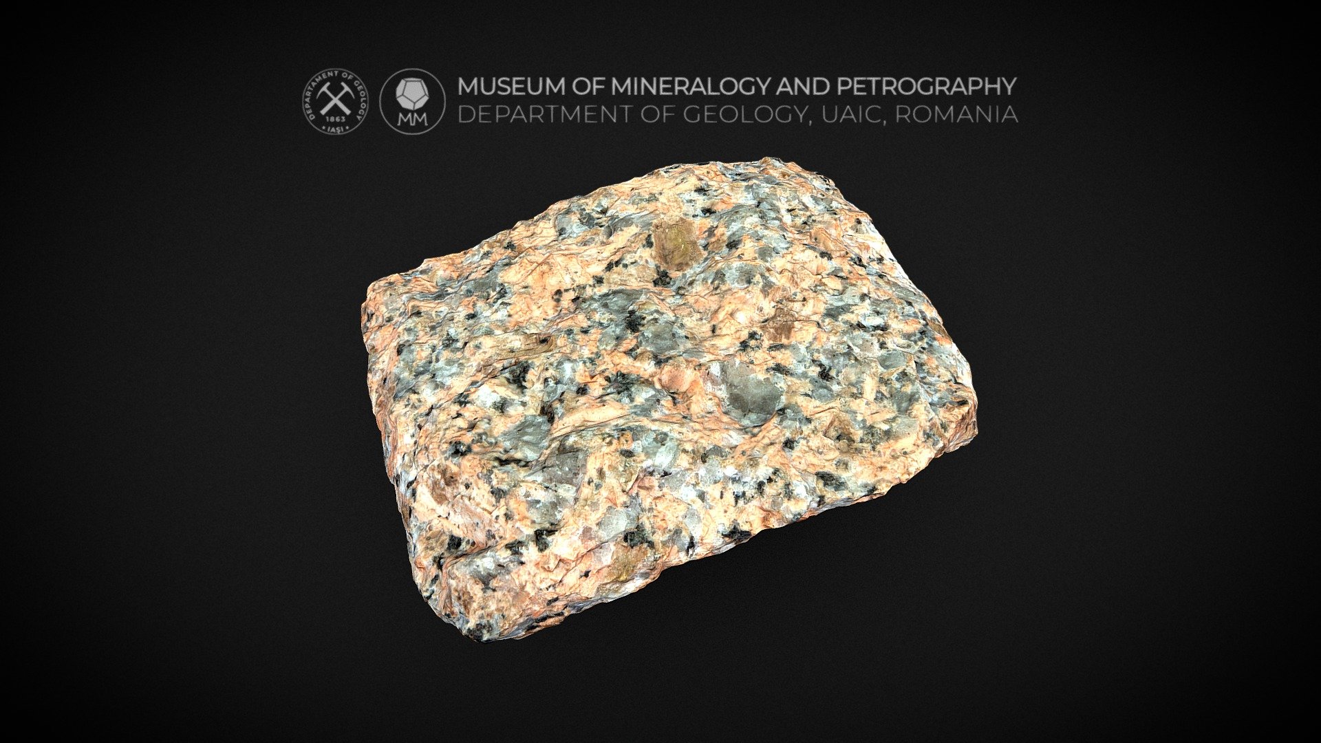 Granite (igneous rock) - 3D model by Museum of Mineralogy and ...